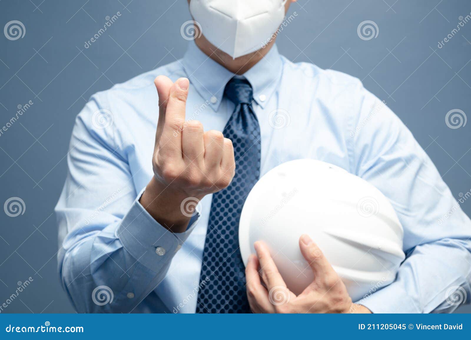 Male Scientist Engineer Showing Hand Gestures Stock Image - Image of ...