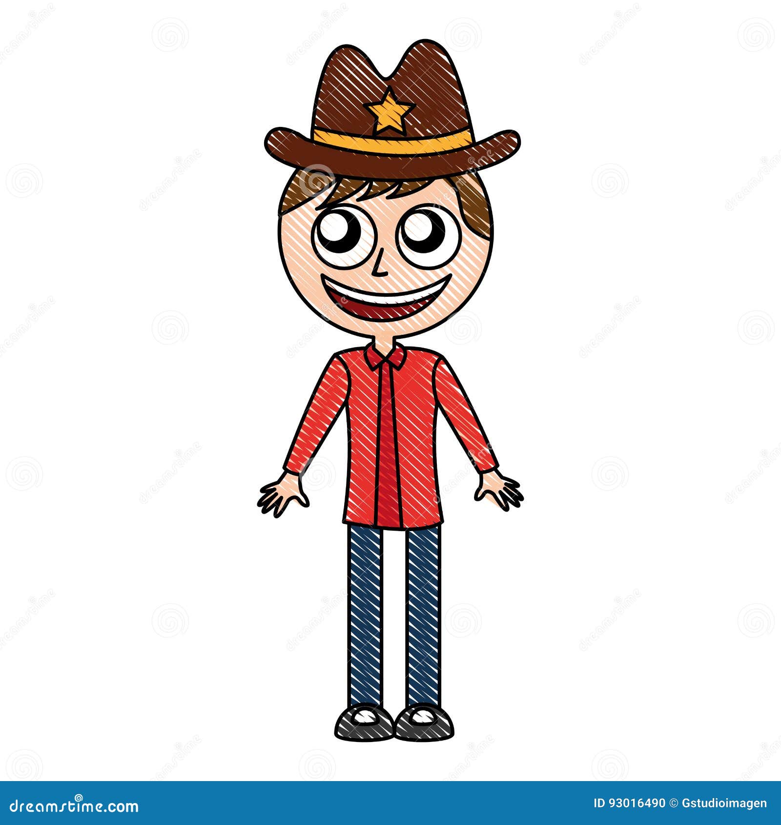 Sheriff Avatar. Royalty-Free Illustration | CartoonDealer.com #97414074