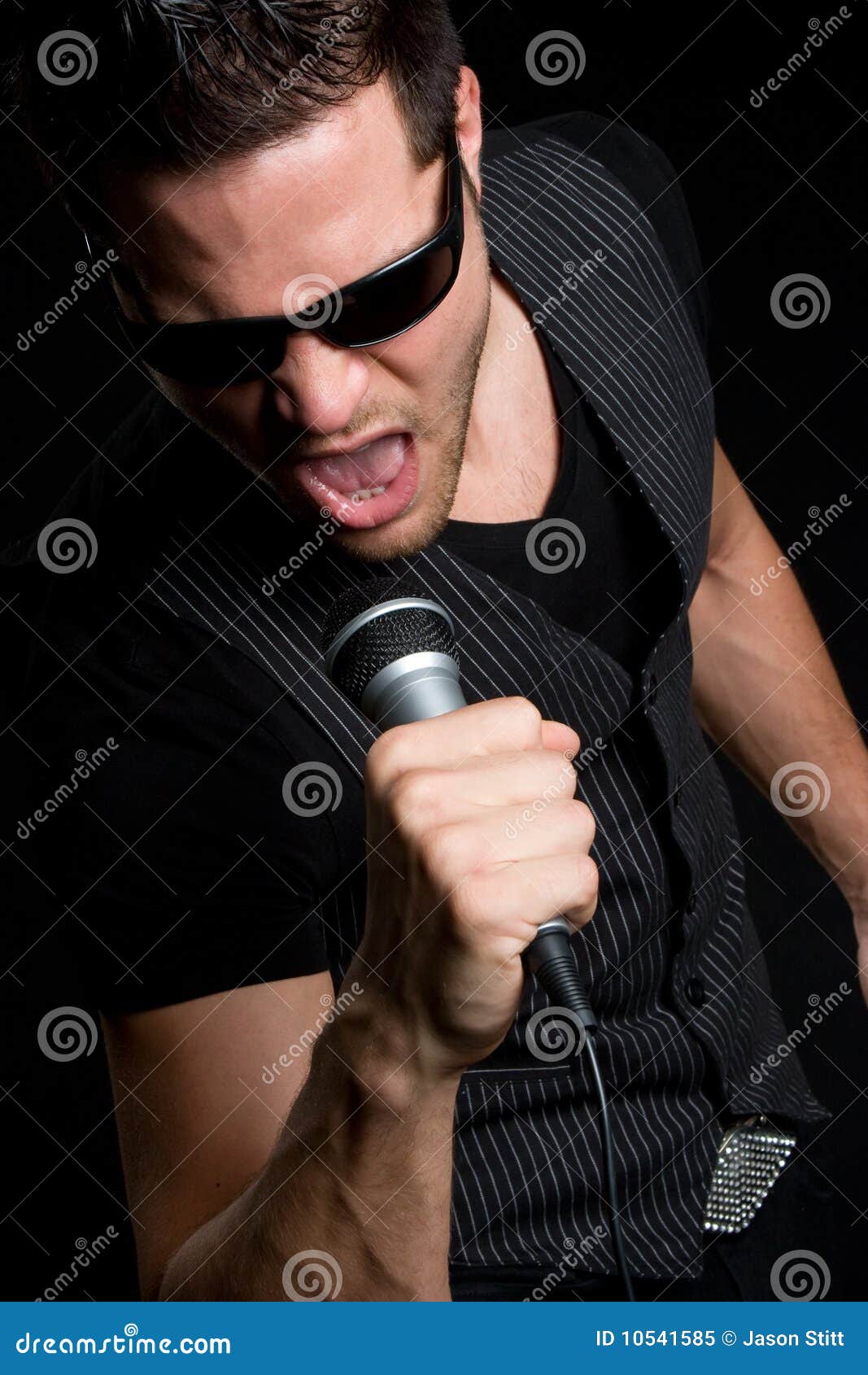 Male Singer stock image. Image of person, background - 10541585