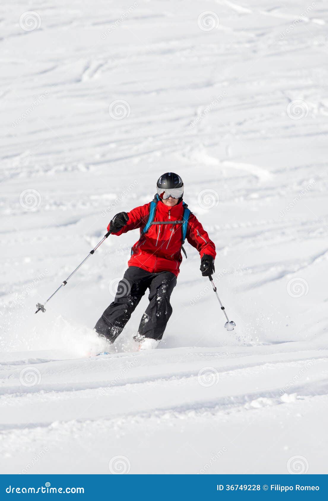 Male skiing back country stock photo. Image of season - 36749228