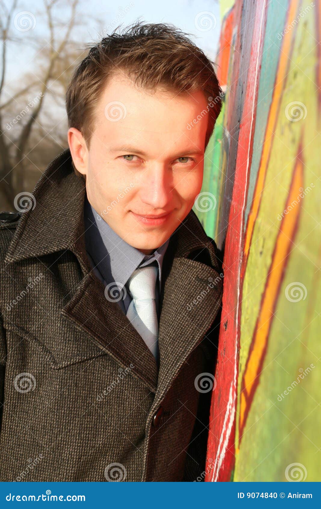 Male smiling in the camera stock photo. Image of portrait - 9074840