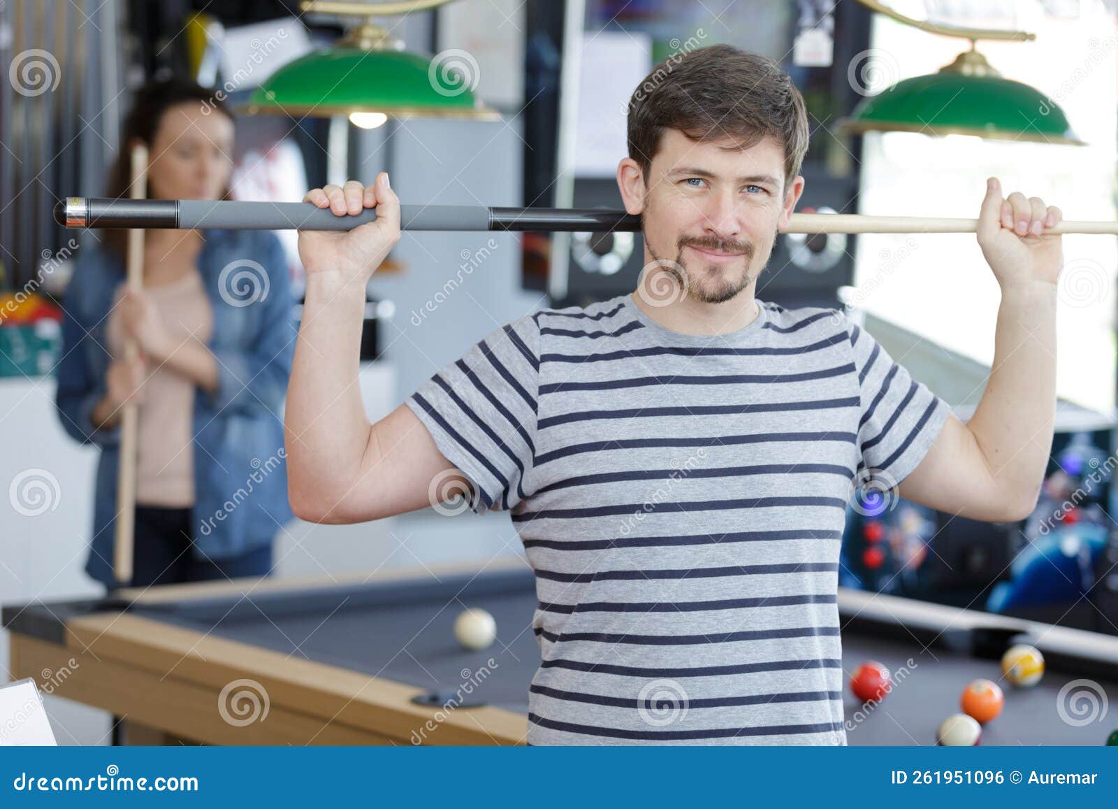 Male snooker player posing stock photo. Image of hobby - 261951096