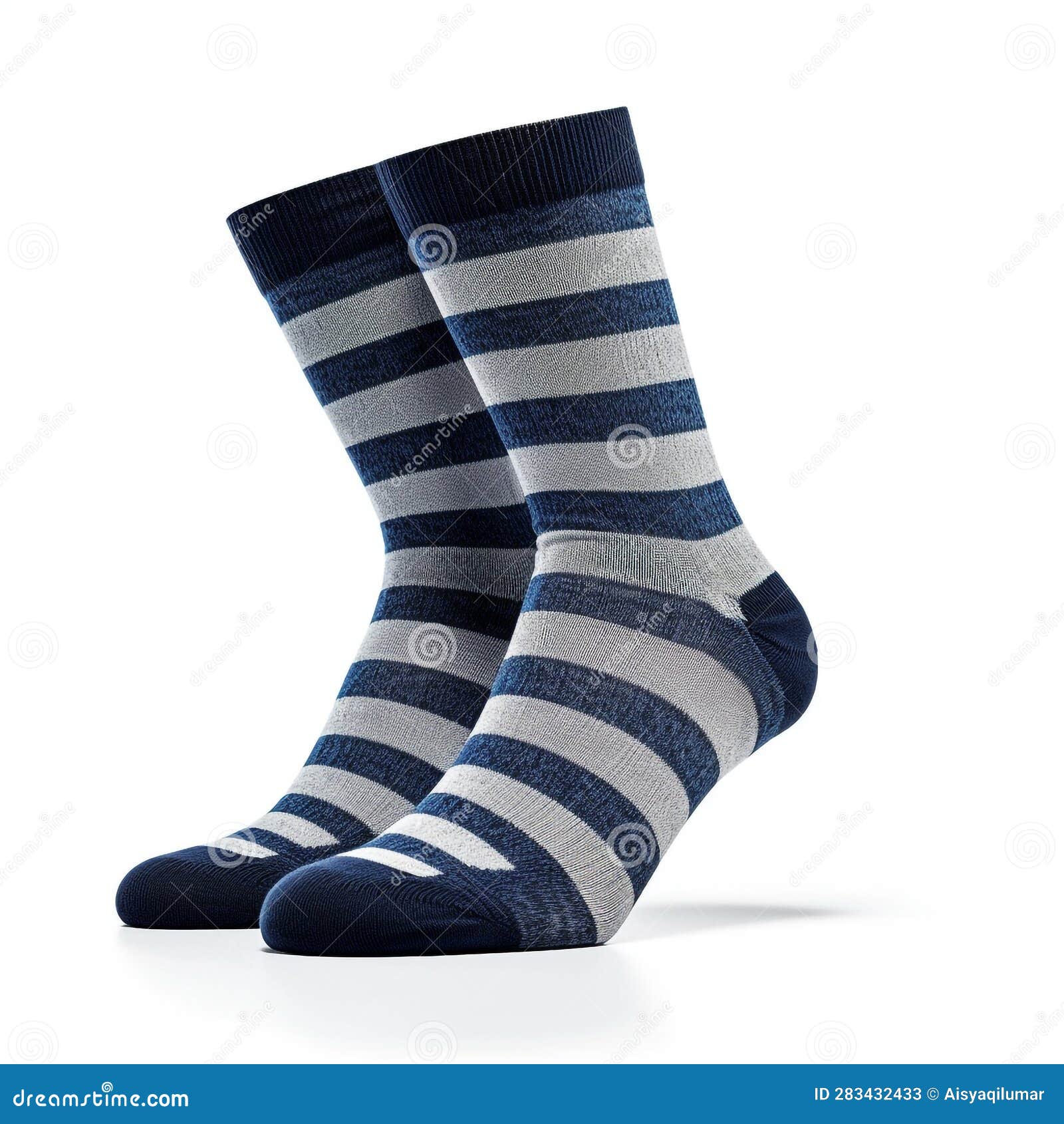 Male Socks Isolated on White Background. Stock Illustration ...