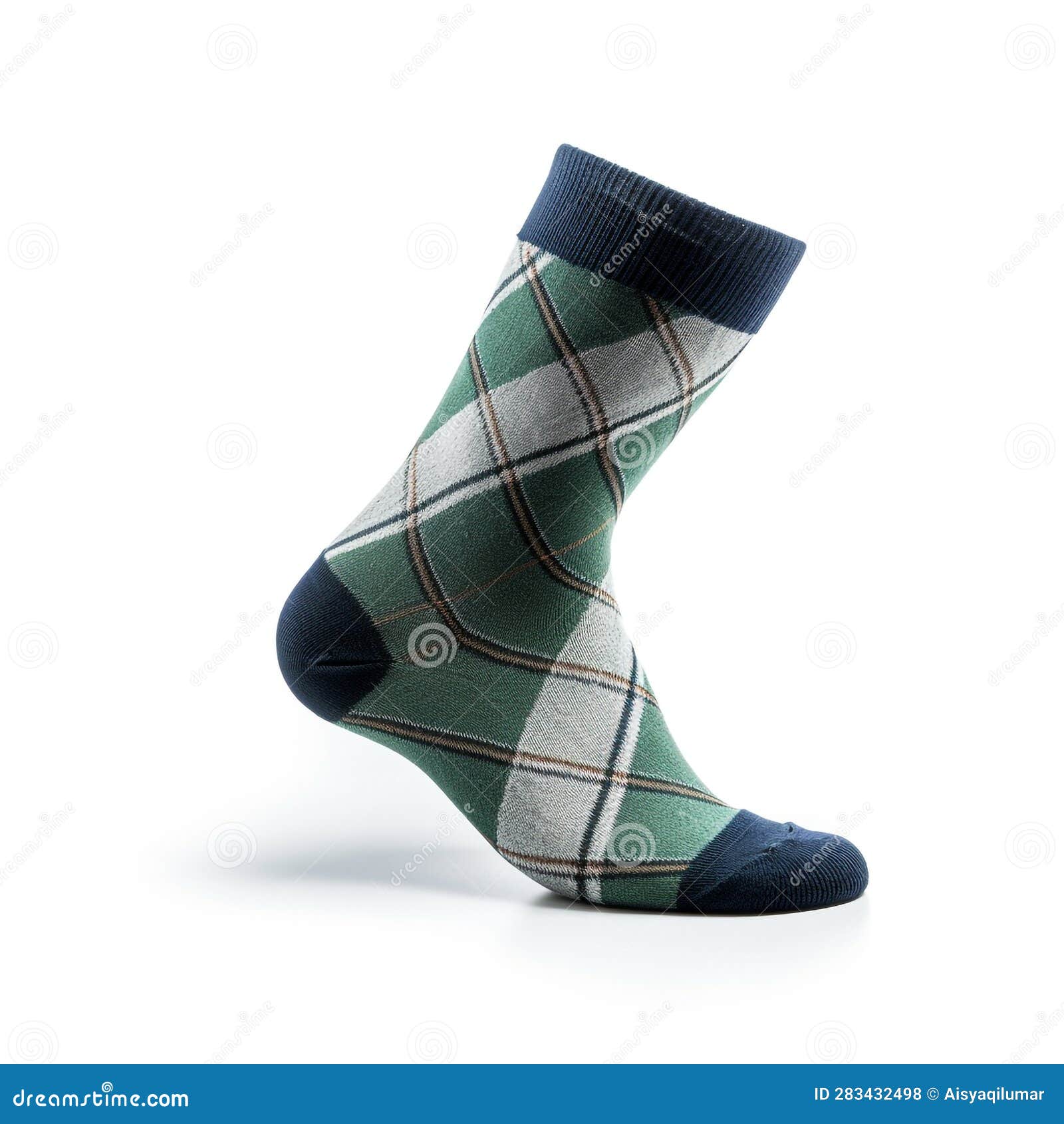 Male Socks Isolated on White Background. Stock Illustration ...