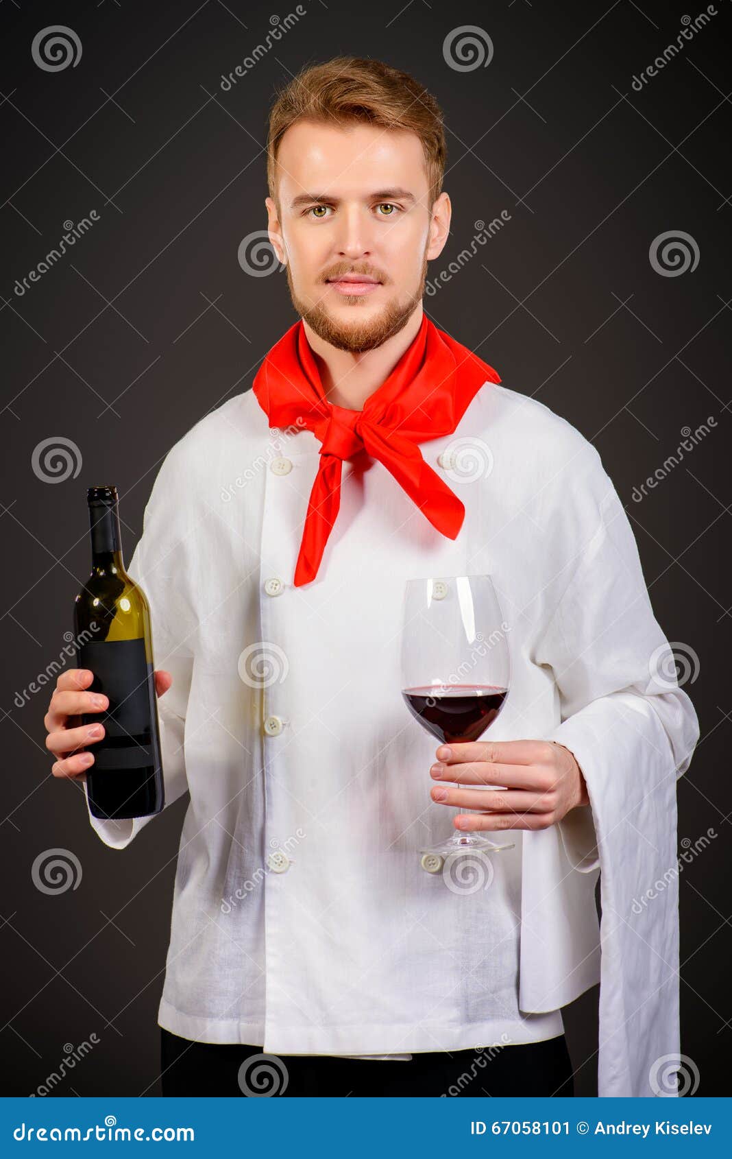 Male sommelier stock image. Image of gourmet, formalwear - 67058101