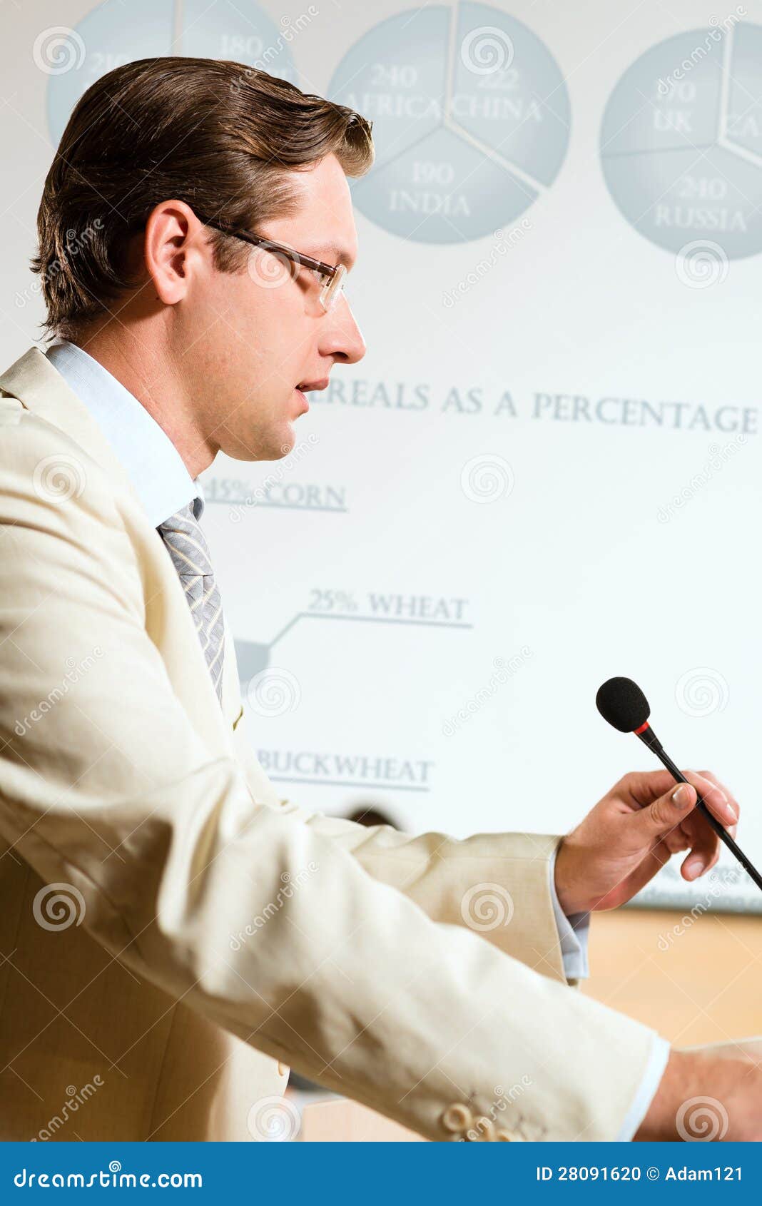 Male speaker stock photo. Image of data, graph, commerce - 28091620