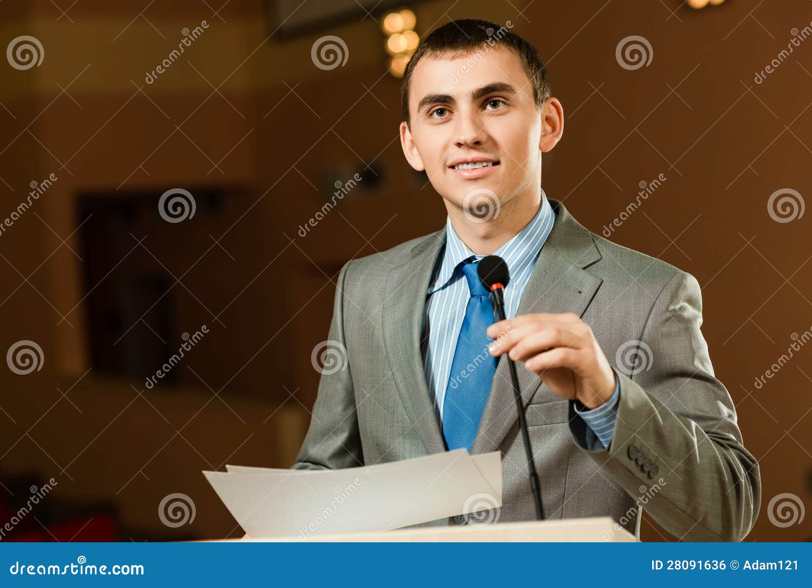 Male speaker stock photo. Image of graph, attractive - 28091636