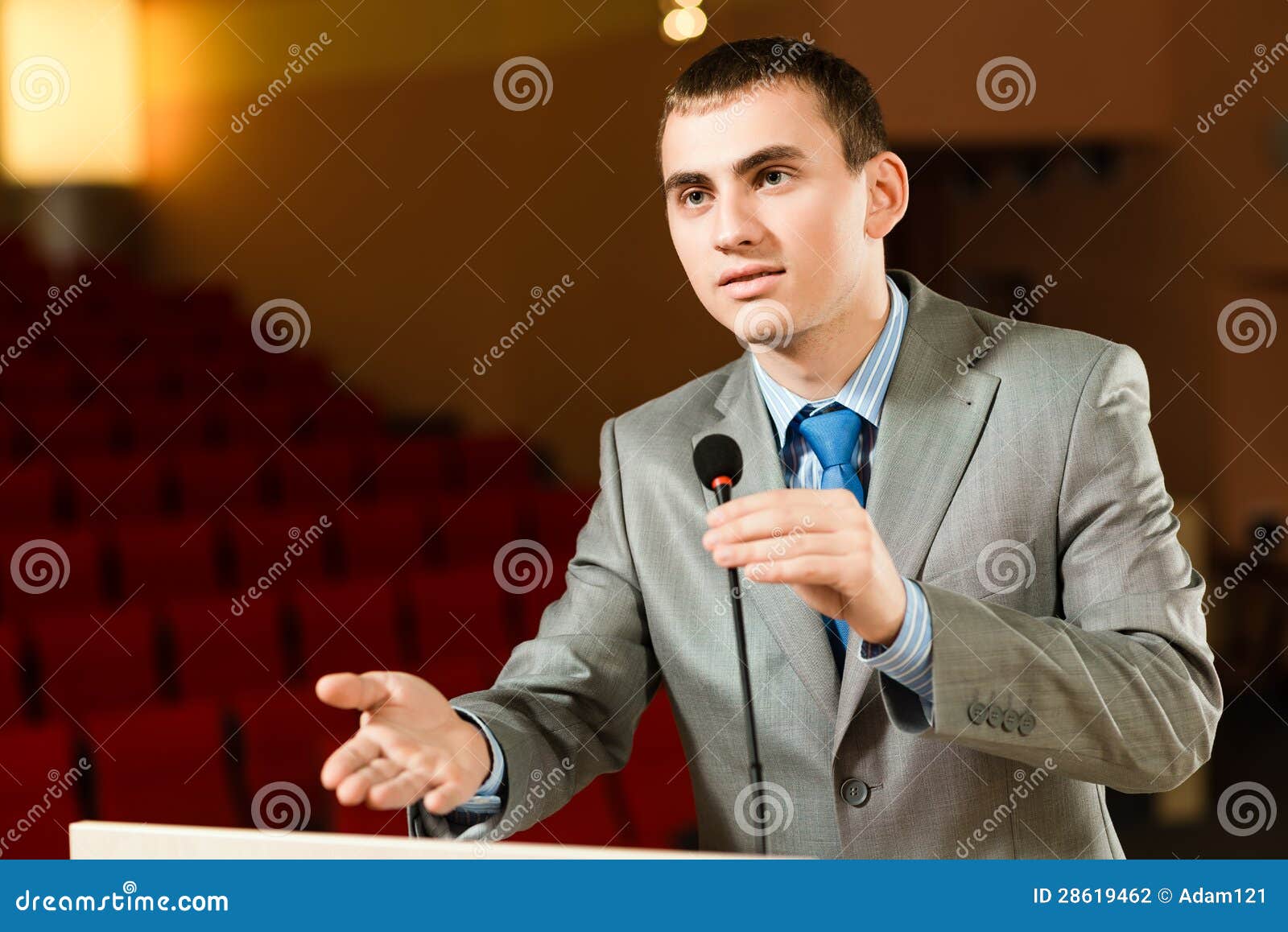Male speaker stock photo. Image of beautiful, conference - 28619462