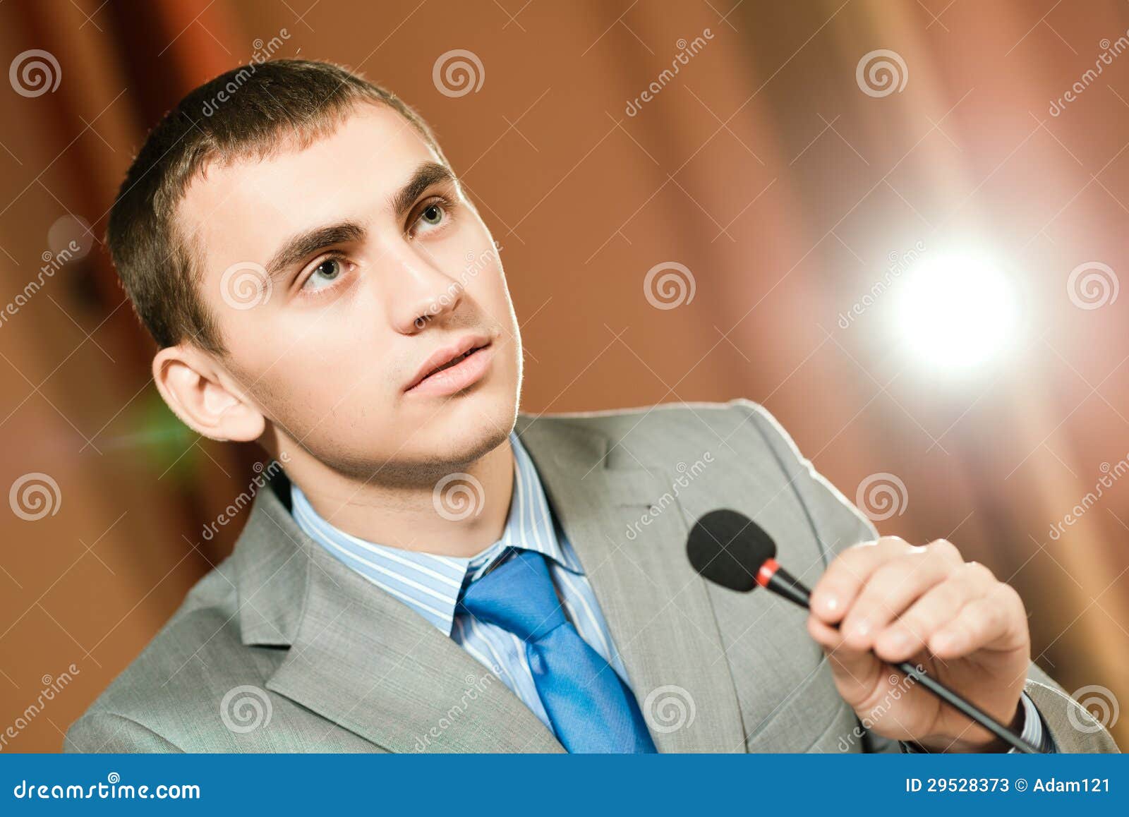 Male speaker stock image. Image of caucasian, leader - 29528373