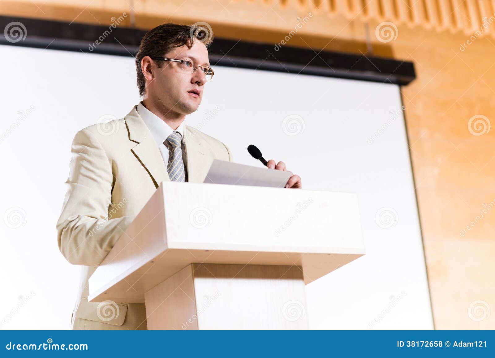 Male speaker stock photo. Image of board, oneperson, conference - 38172658