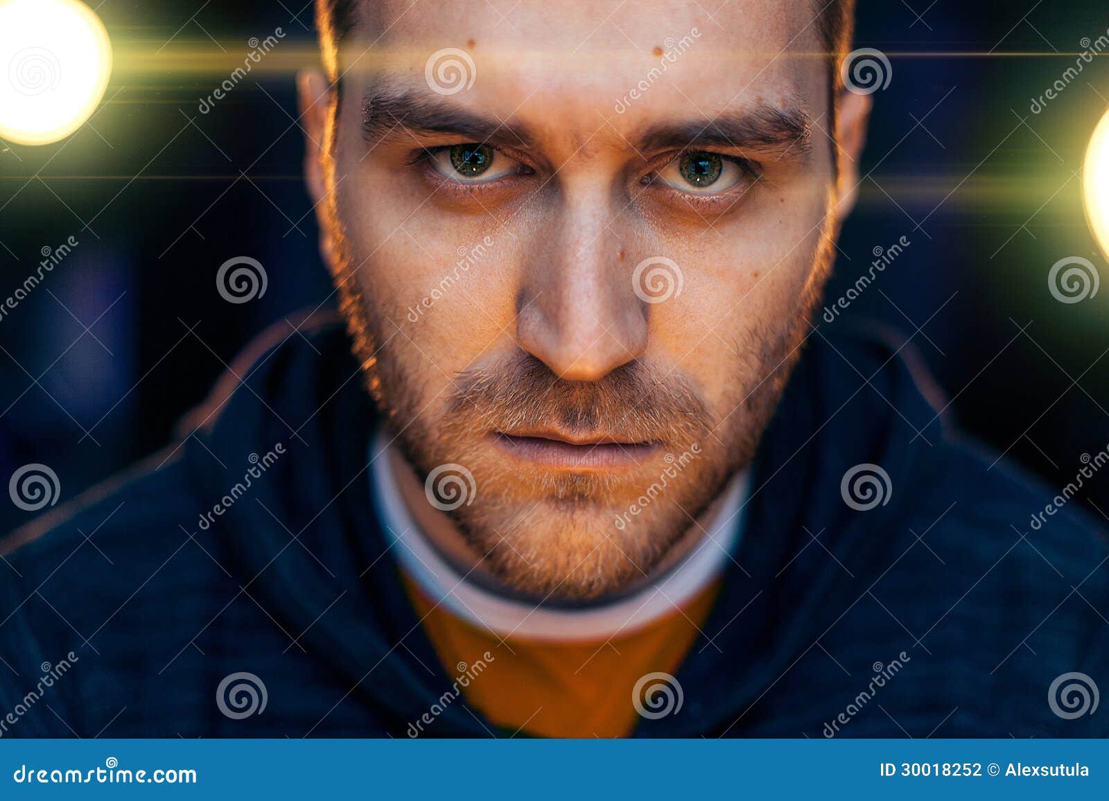Male Stern Look Stock Photography - Image: 30018252