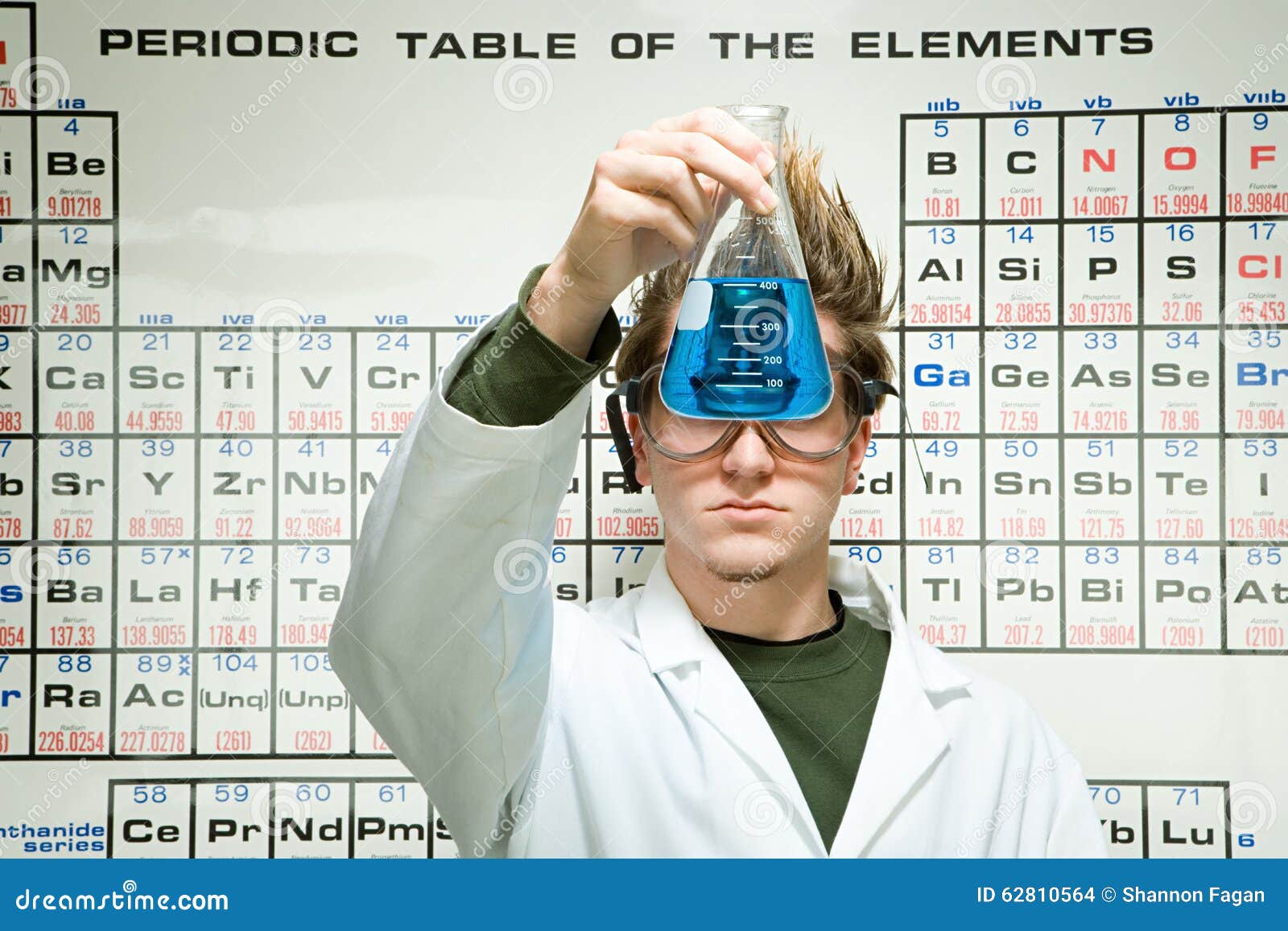 Male Student Performing an Experiment Stock Photo - Image of lesson ...