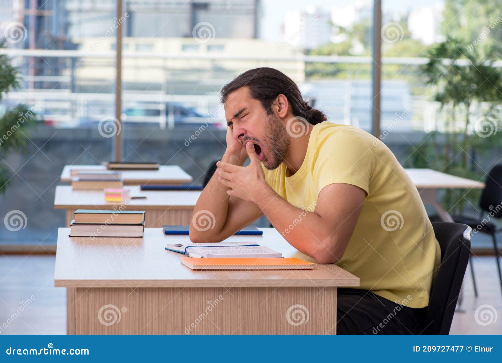 People Yawning In Class