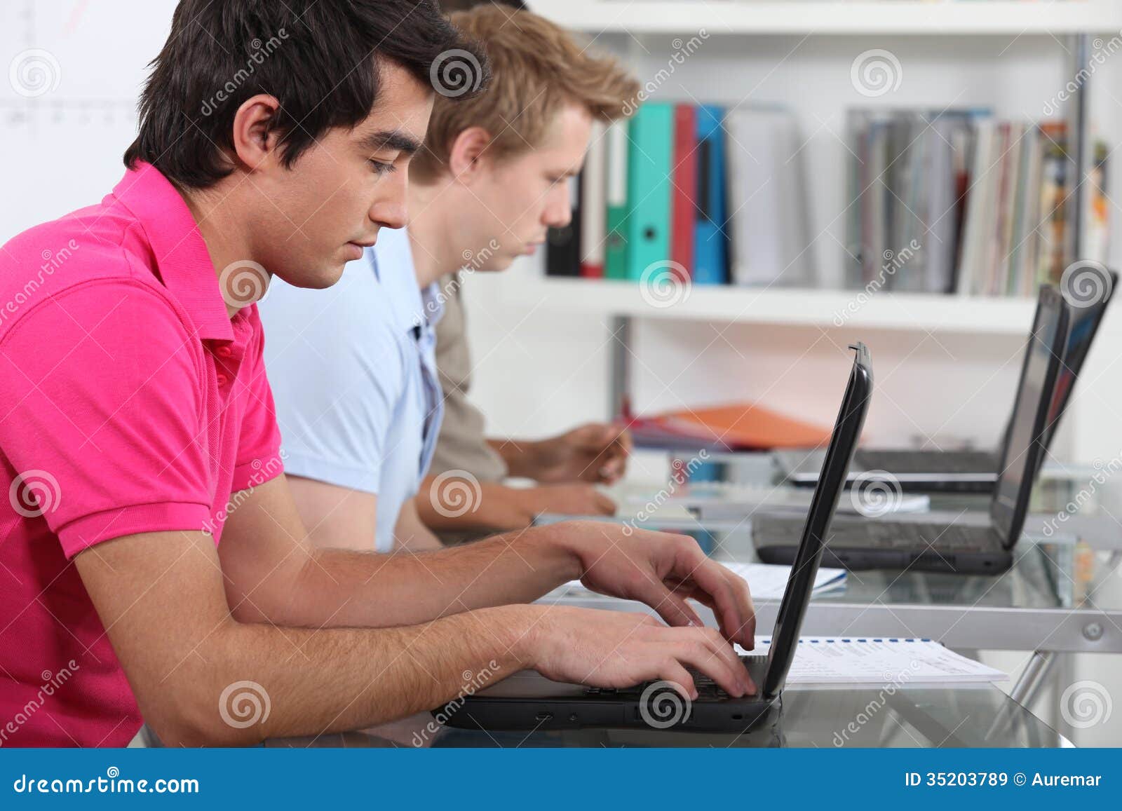 Male students in class stock image. Image of university - 35203789
