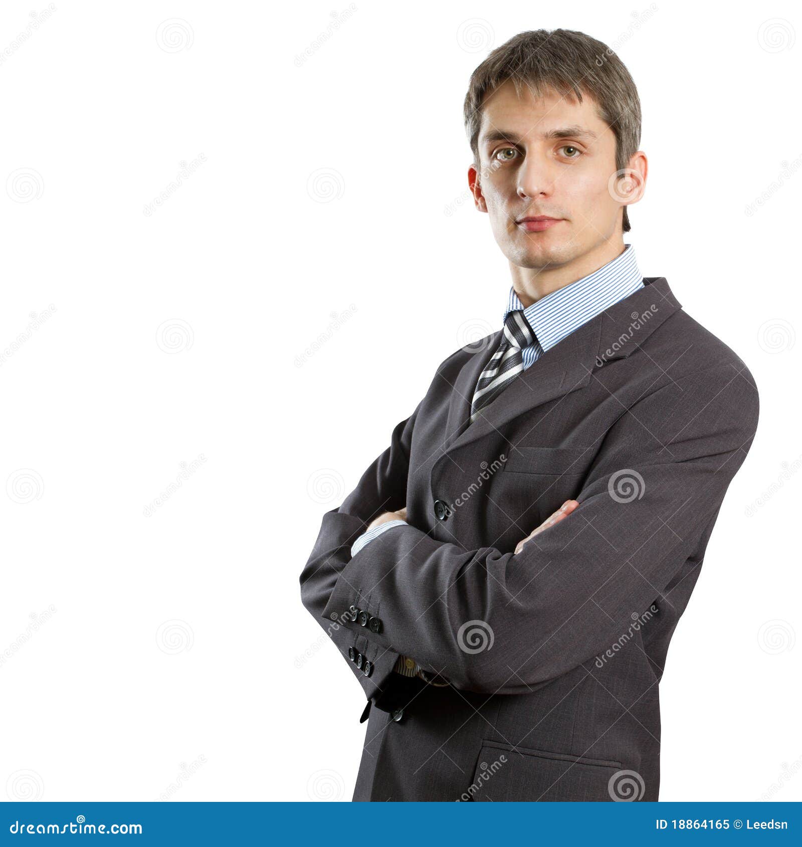 Male in Suit with Folded Hands Stock Image - Image of beautiful ...
