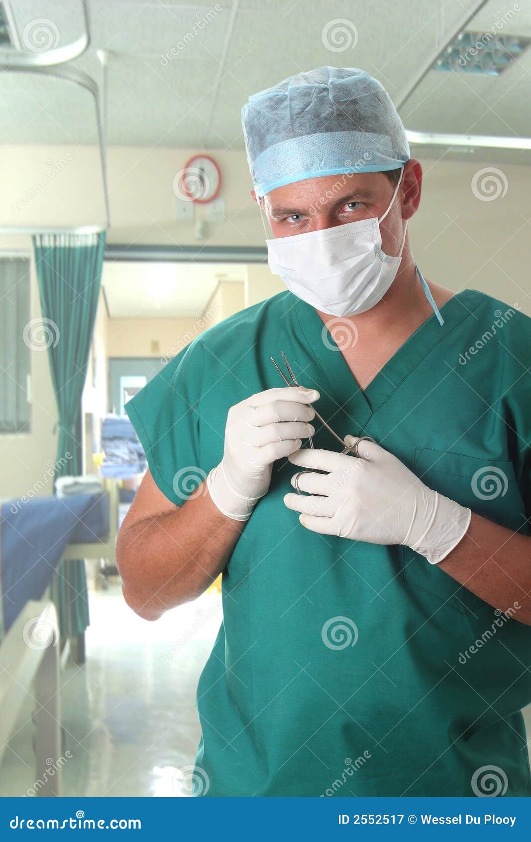 Male surgeon in hospital stock image. Image of surgical - 2552517