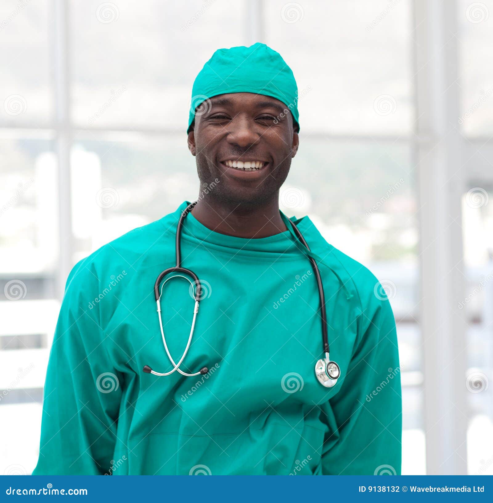 Male Surgeon in a hospital stock photo. Image of single - 9138132