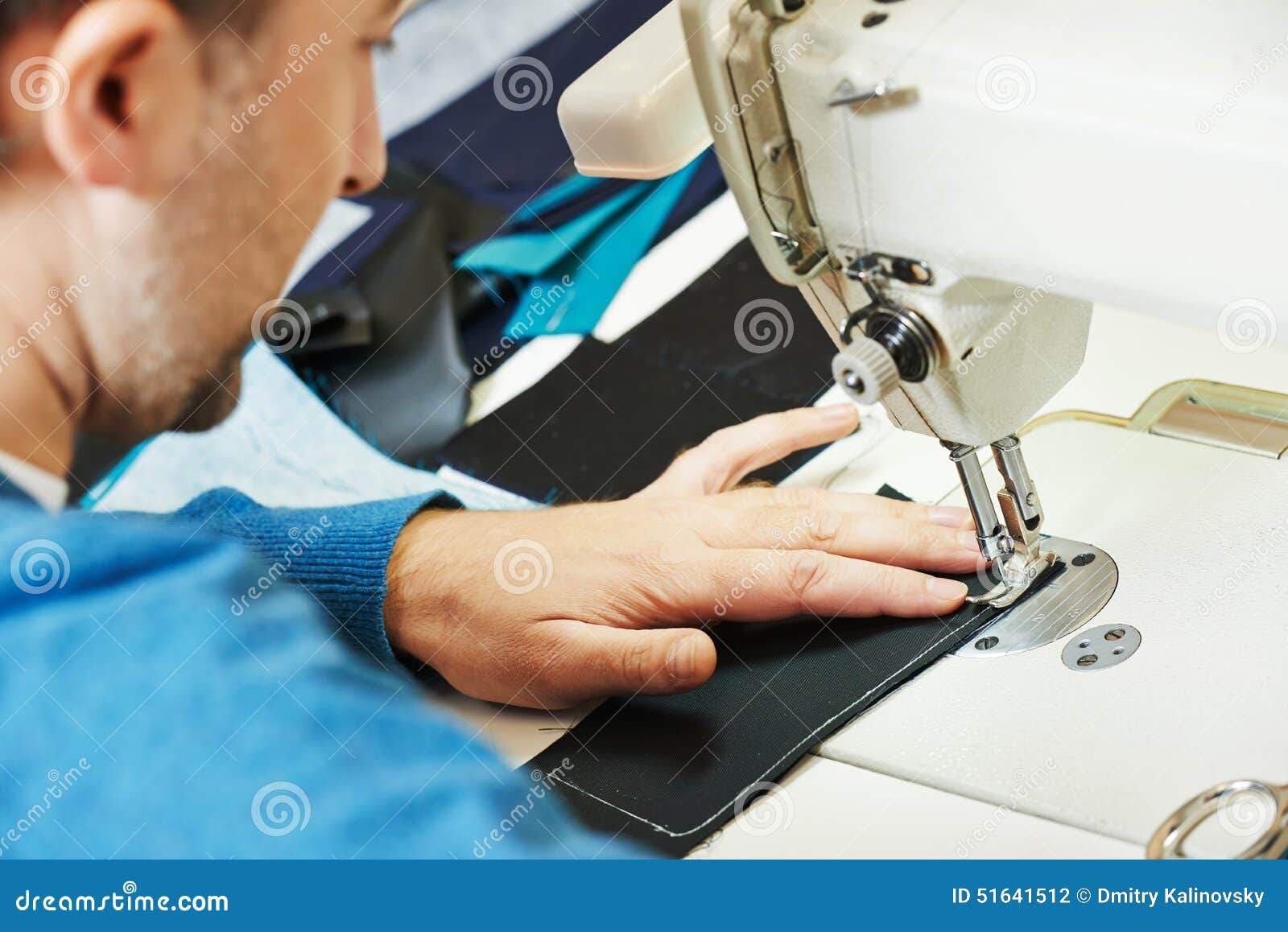 Male tailor at work stock photo. Image of industry, designing - 51641512
