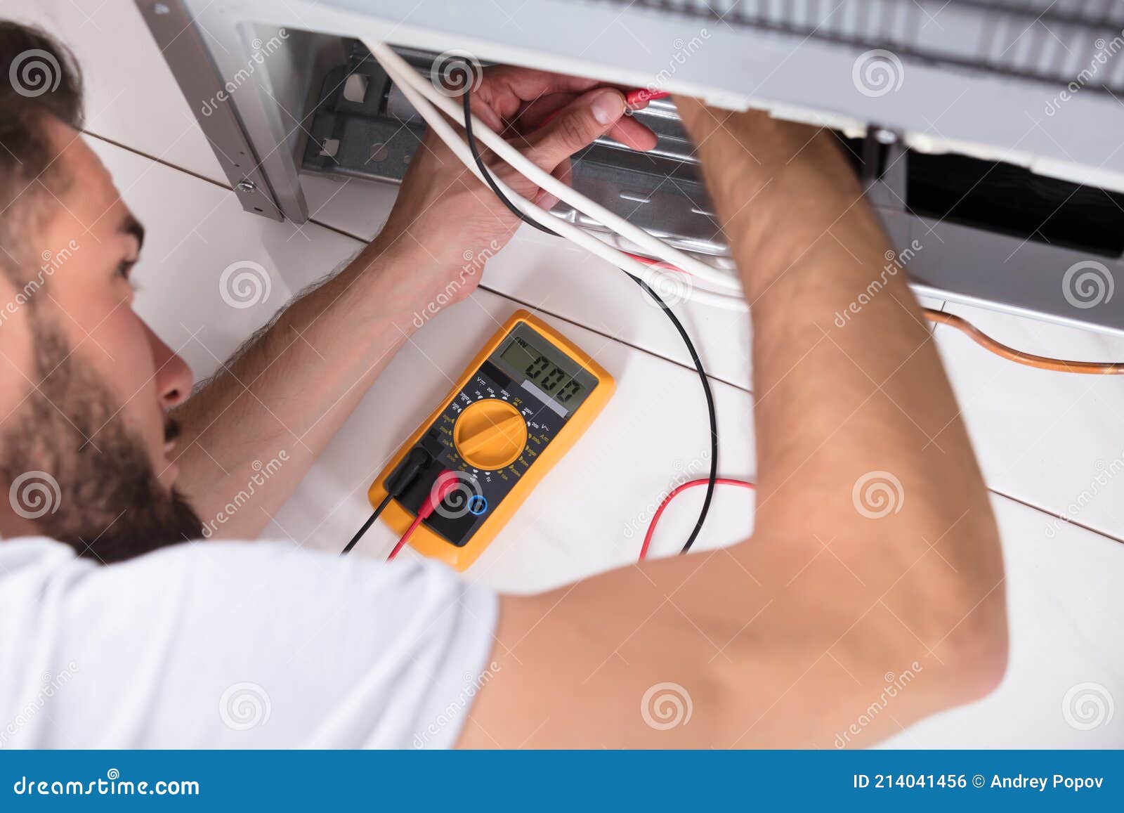 Refrigerator Repair. Freezer Compartment Back Panel Removed. Evaporator ...