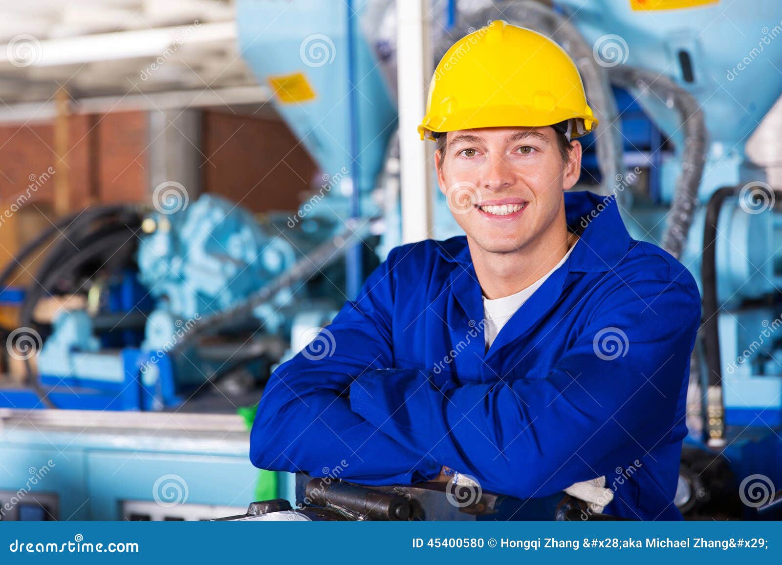 Male technician portrait stock photo. Image of industry - 45400580