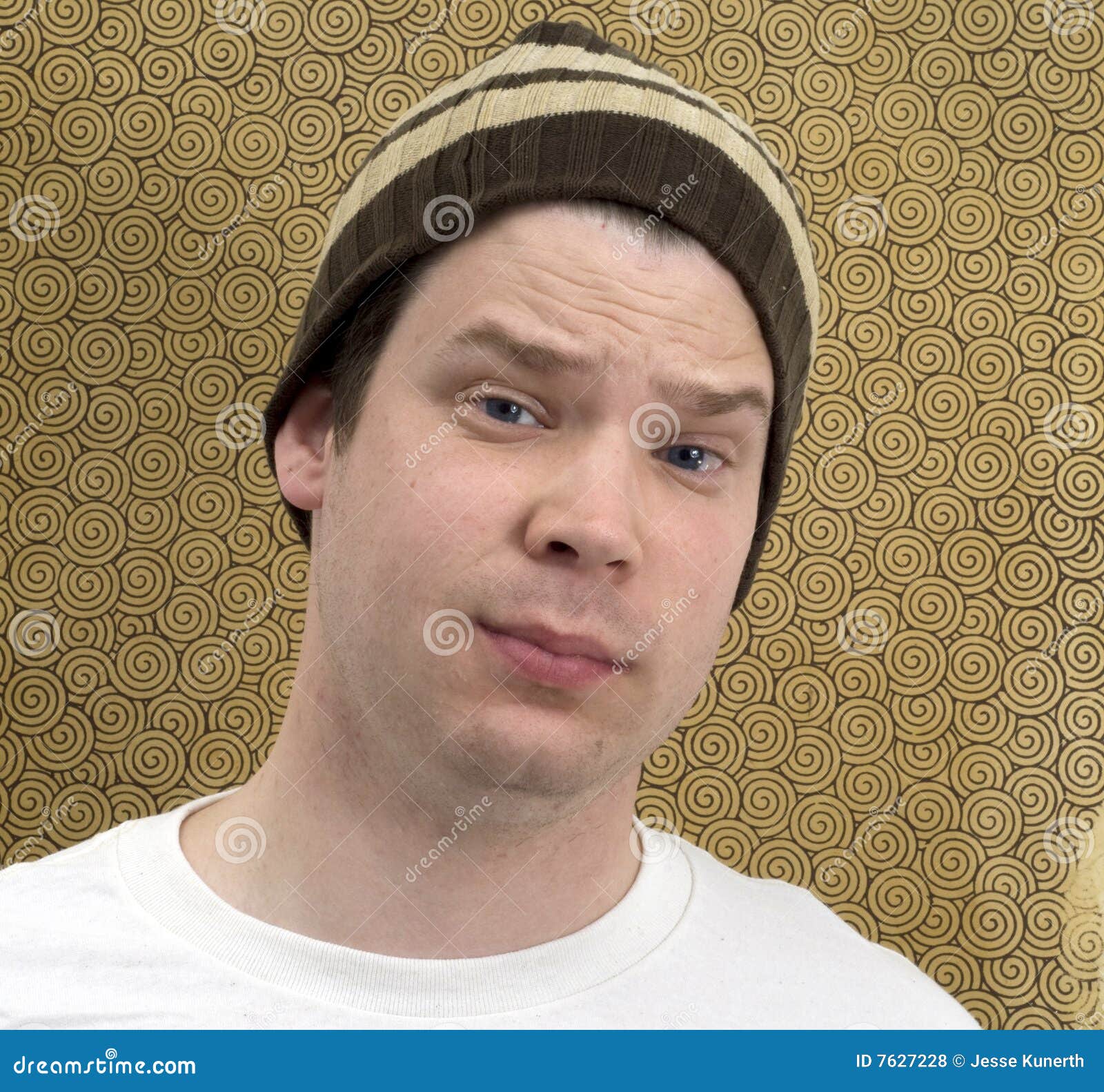 Male Thinking stock photo. Image of male, brown, scully - 7627228