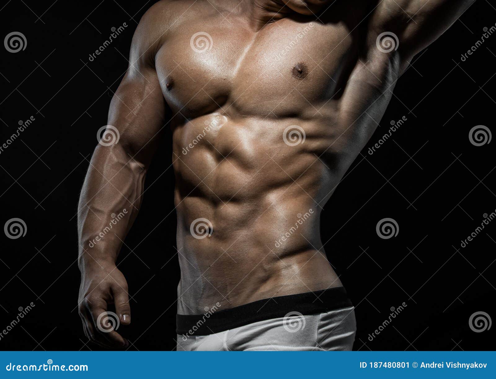Male torso stock image. Image of macho, muscular, male - 187480801