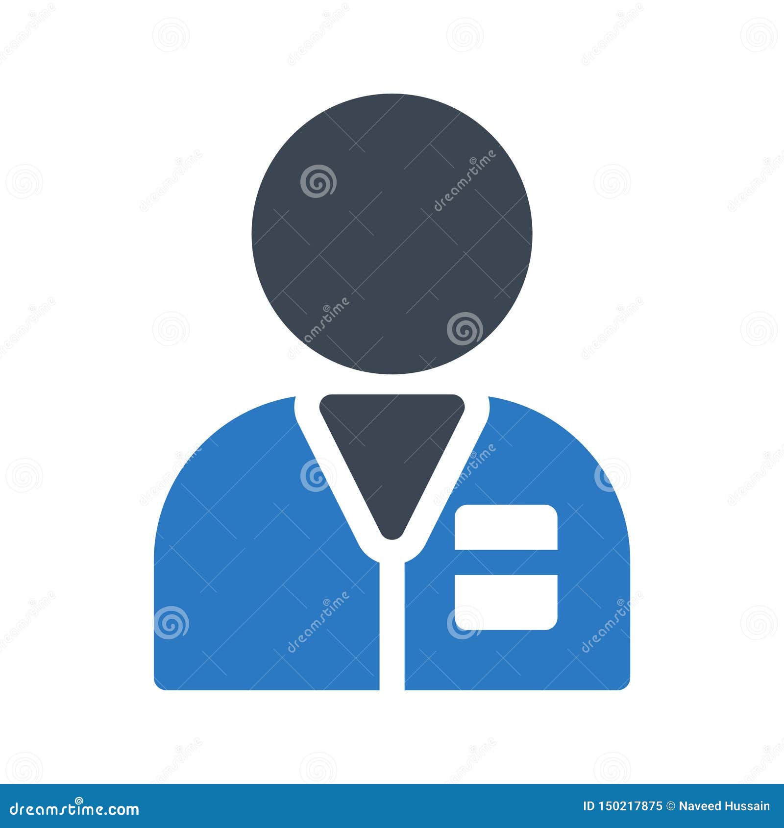 Male Glyph Color Vector Icon Stock Vector - Illustration of icons ...