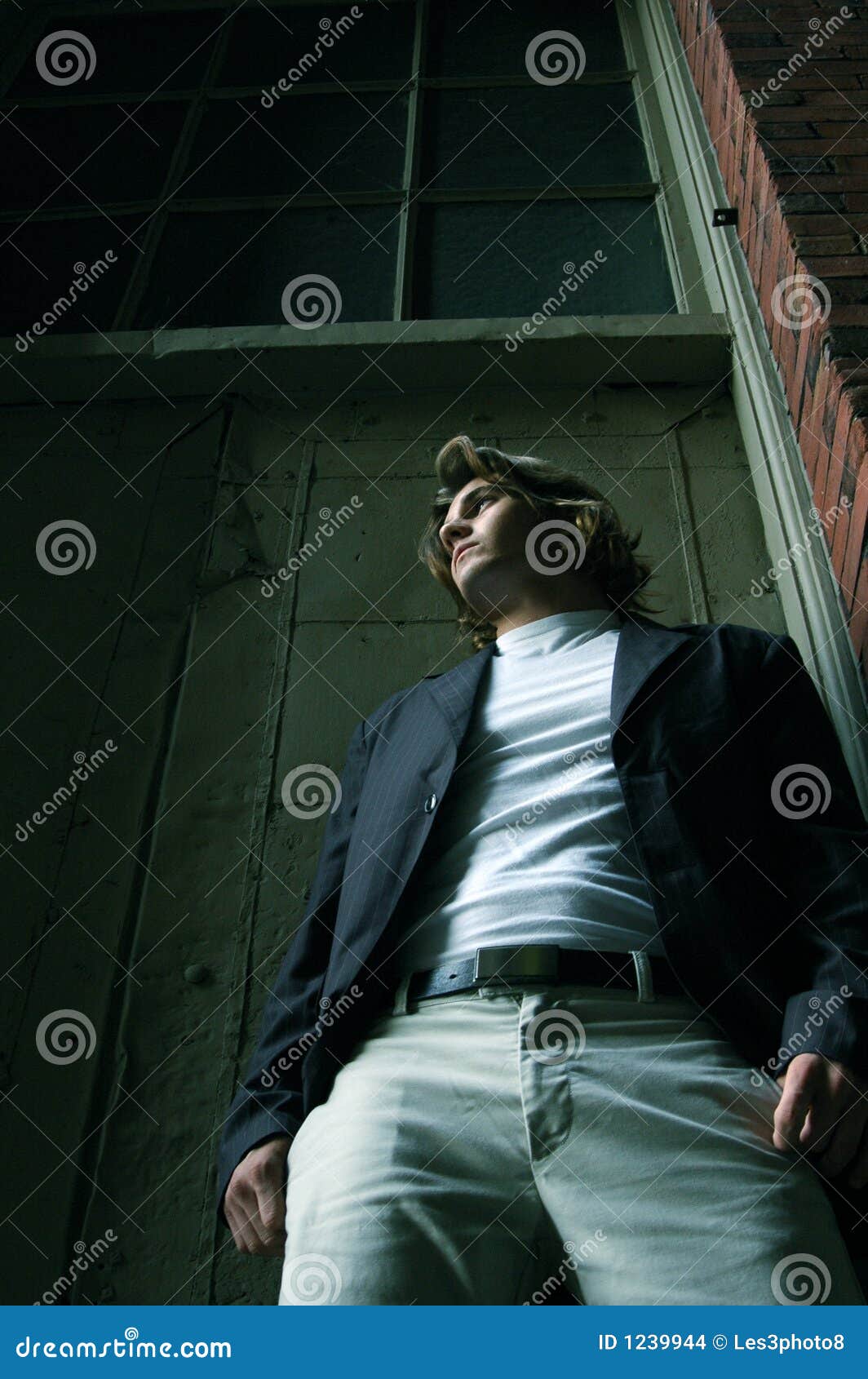 Male in waiting stock photo. Image of looking, desire - 1239944