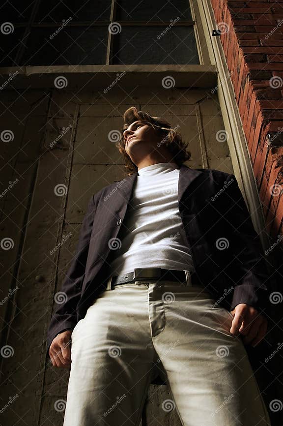 Male in waiting 2 stock image. Image of hair, romantic - 1239943