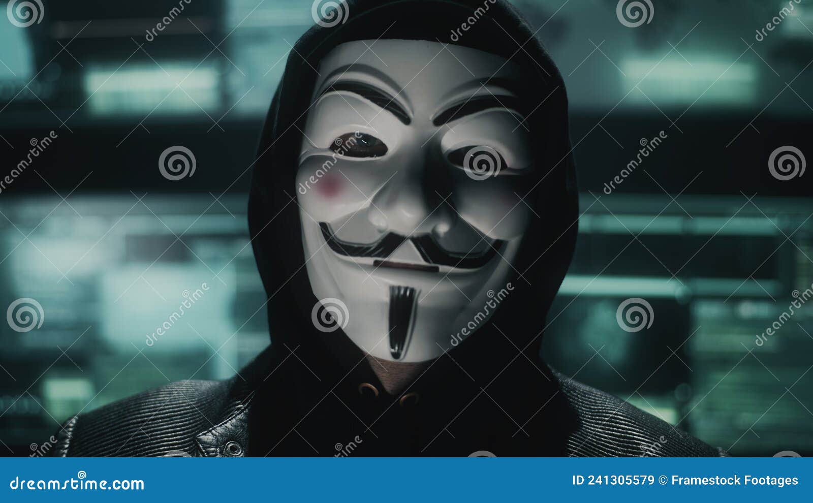 Anonymous Scammer Looking at the Camera Editorial Stock Image - Image ...