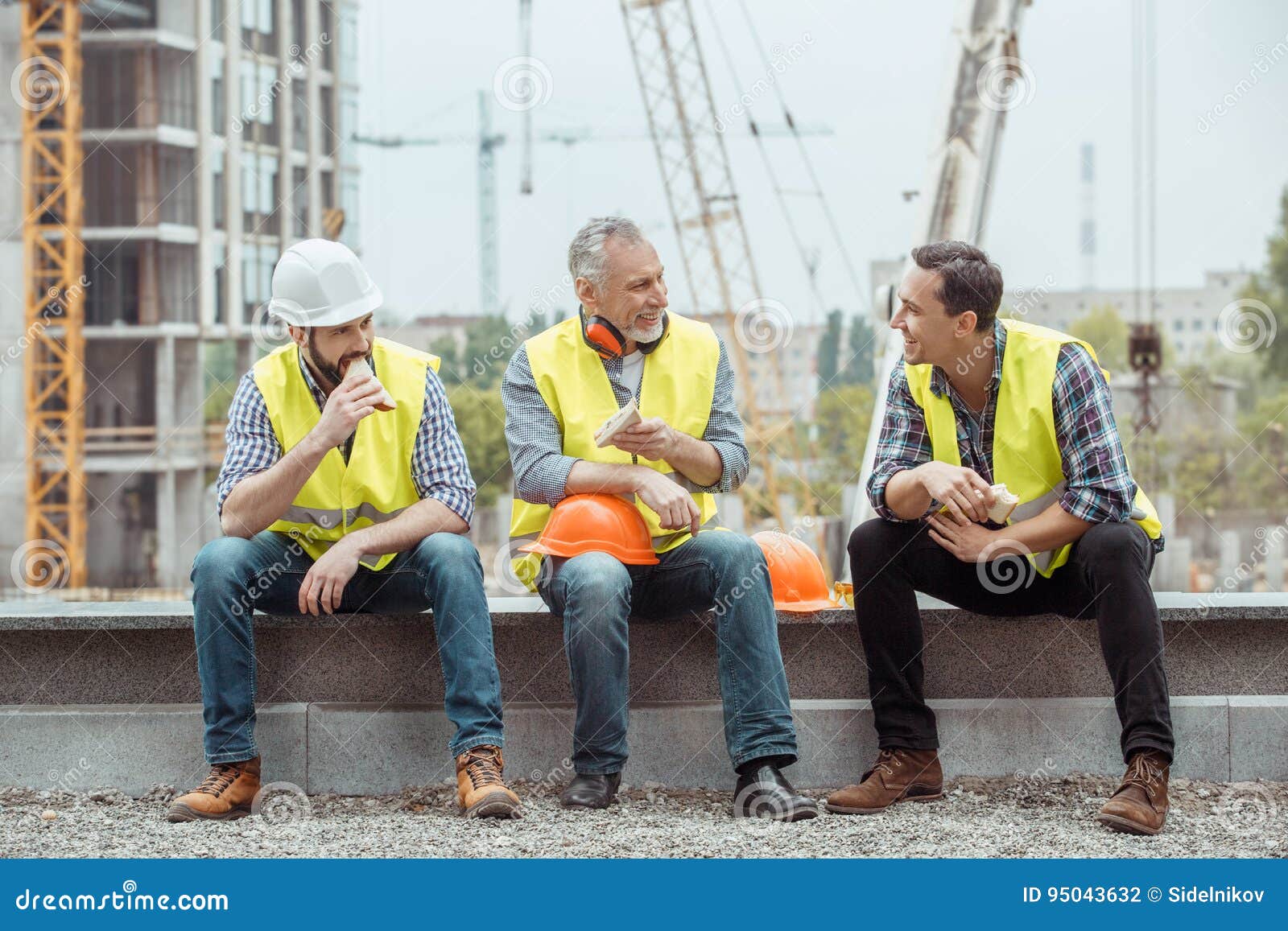 Male Work Building Construction Engineering Occupation Project Stock ...