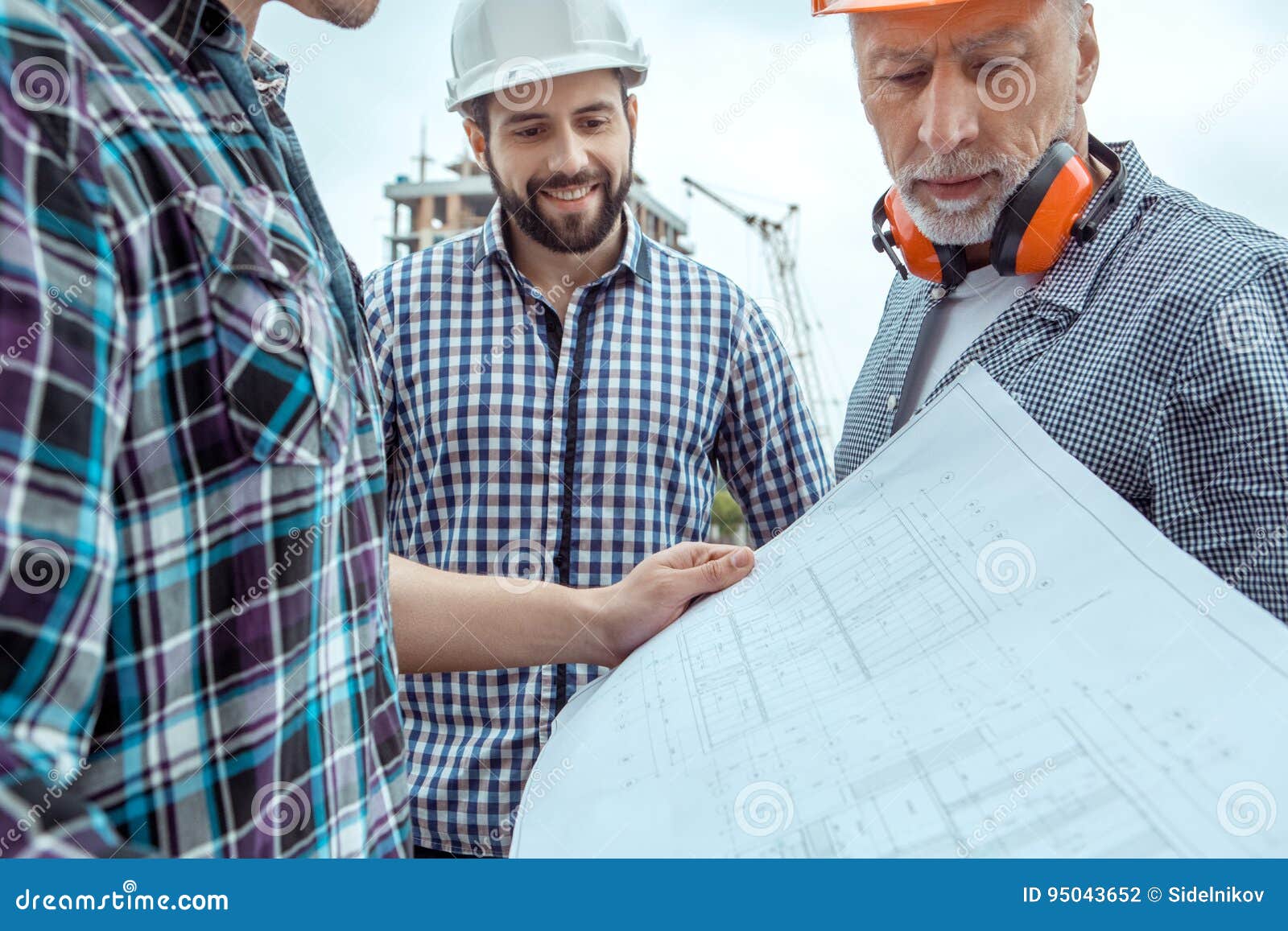 Male Work Building Construction Engineering Occupation Project Stock ...