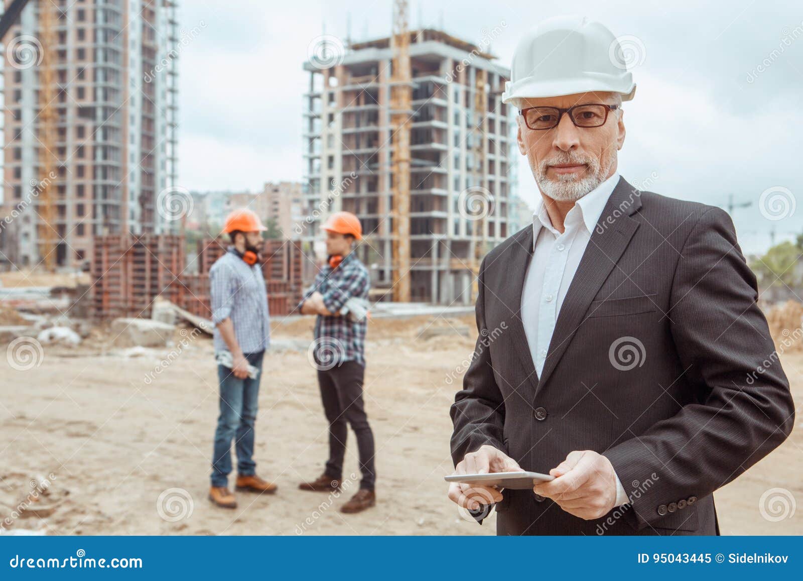 Male Work Building Construction Engineering Occupation Project Stock ...