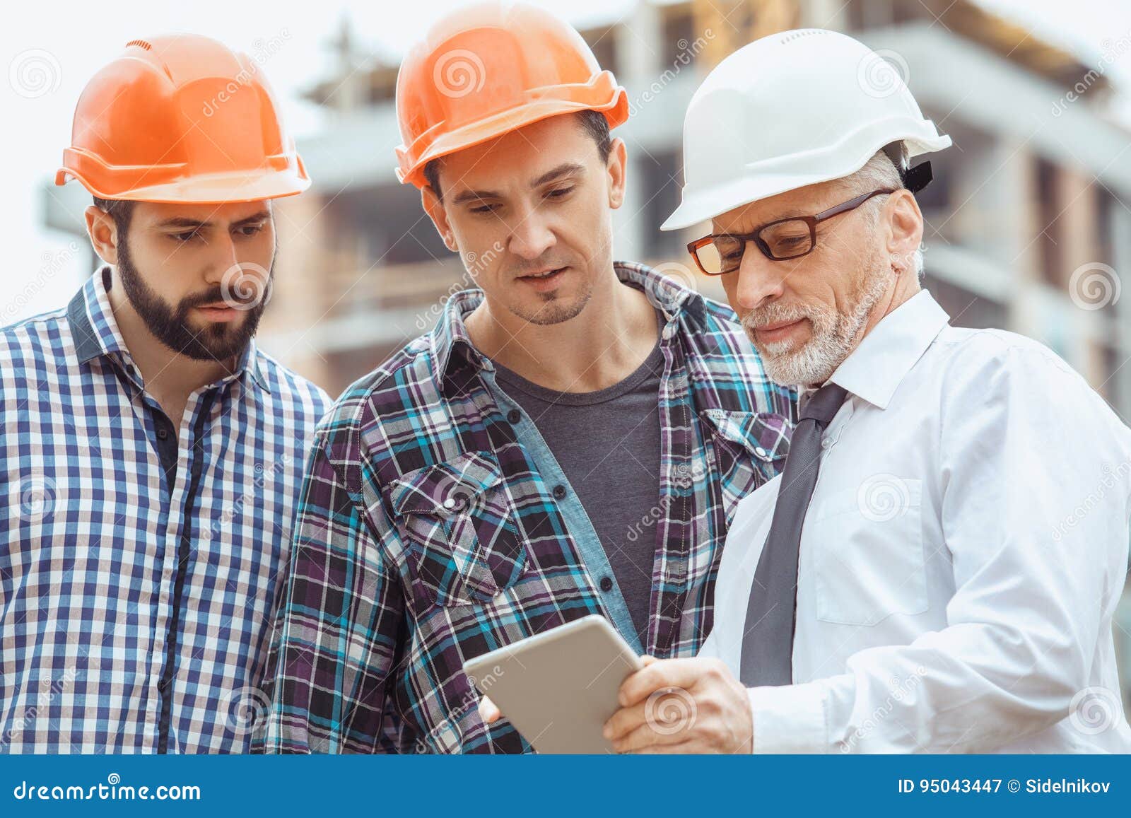 Male Work Building Construction Engineering Occupation Project Stock ...