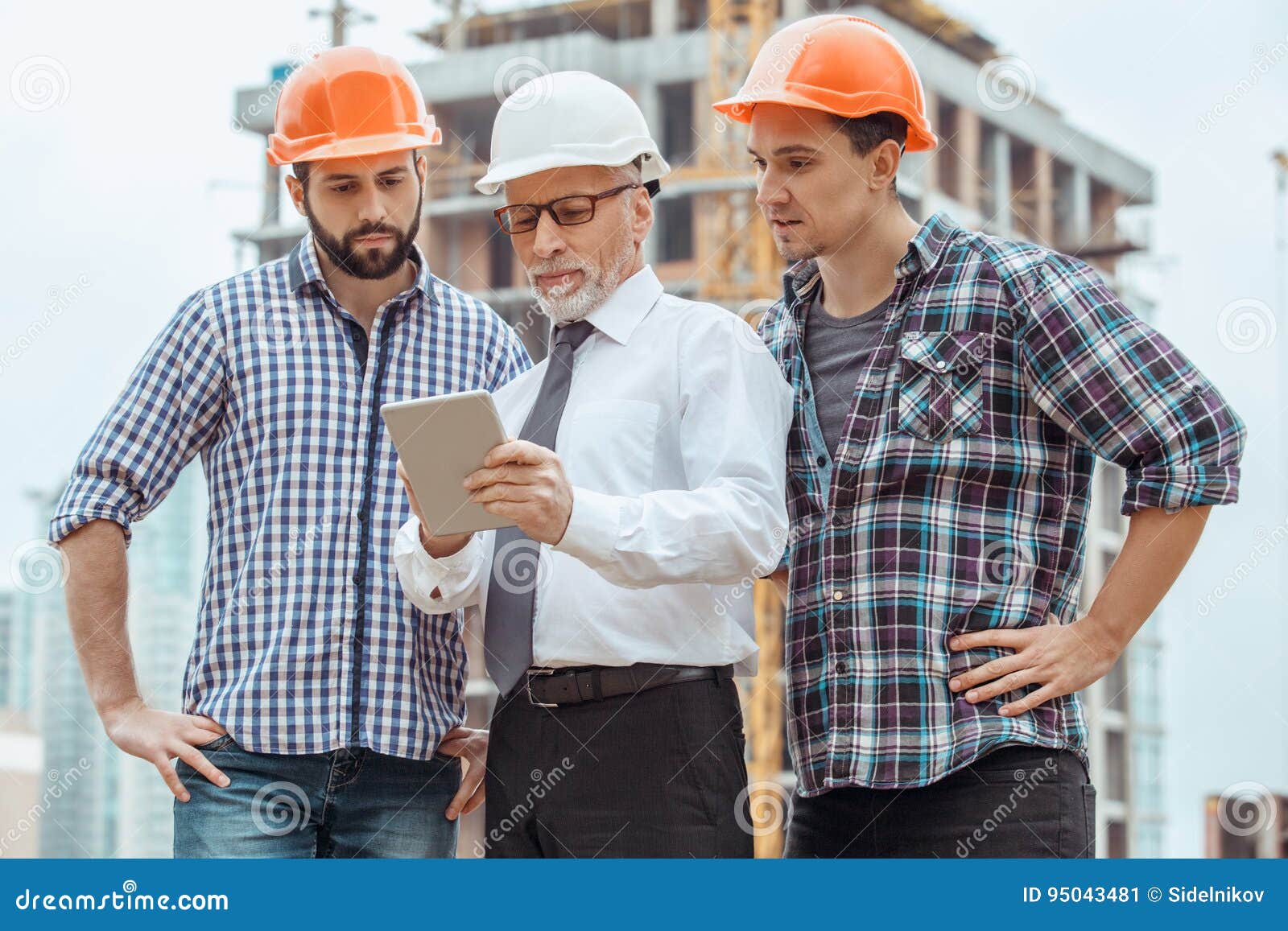 Male Work Building Construction Engineering Occupation Project Stock ...