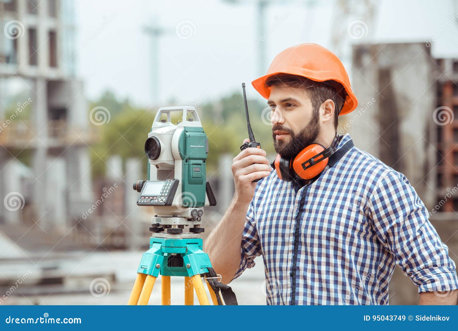 Male Work Building Construction Engineering Occupation Project Stock ...