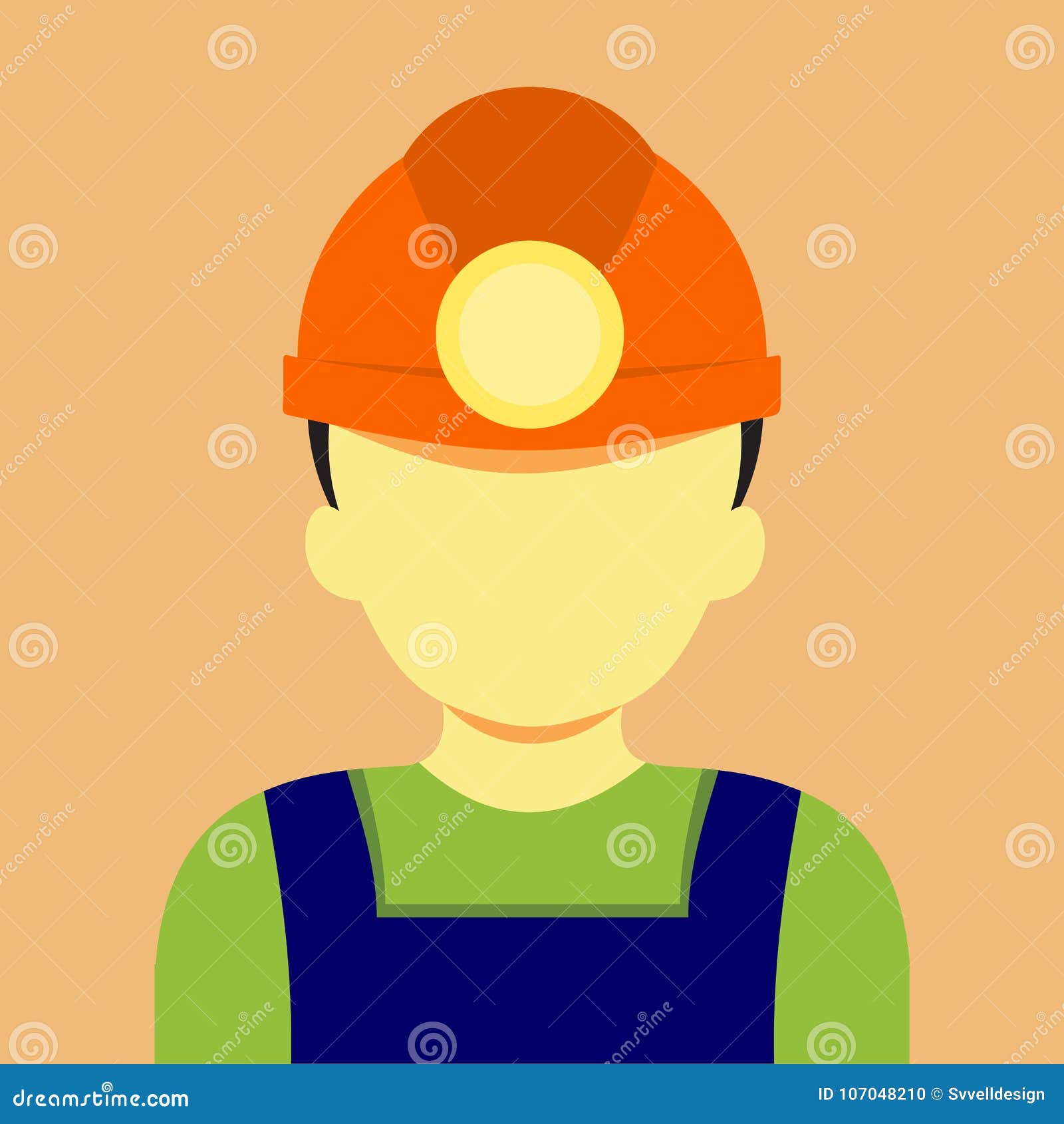Male Work Miner Mining Vector Illustration Graphic Stock Vector ...