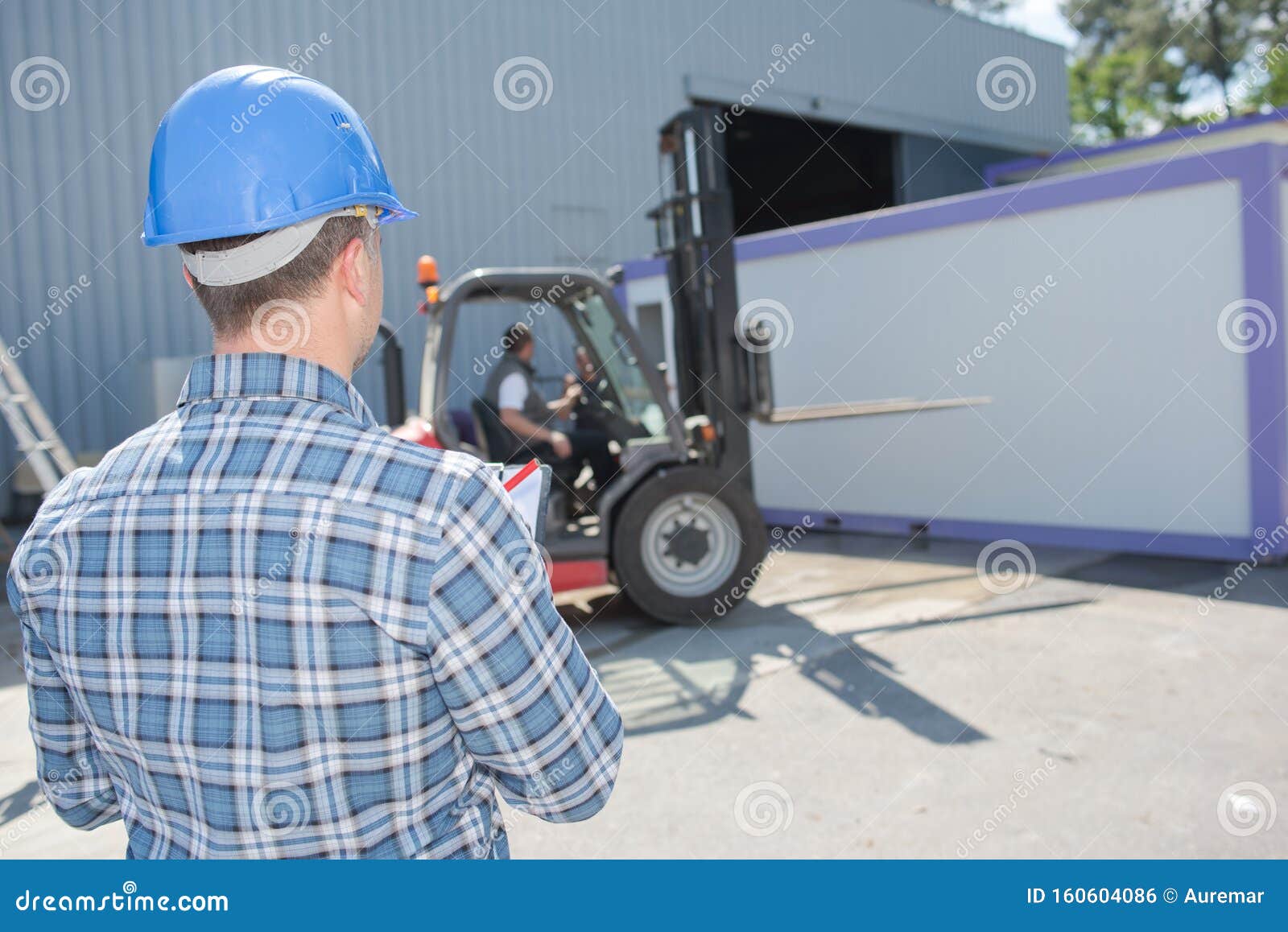 Male Worker during Heavy Load Transport Stock Photo - Image of ...
