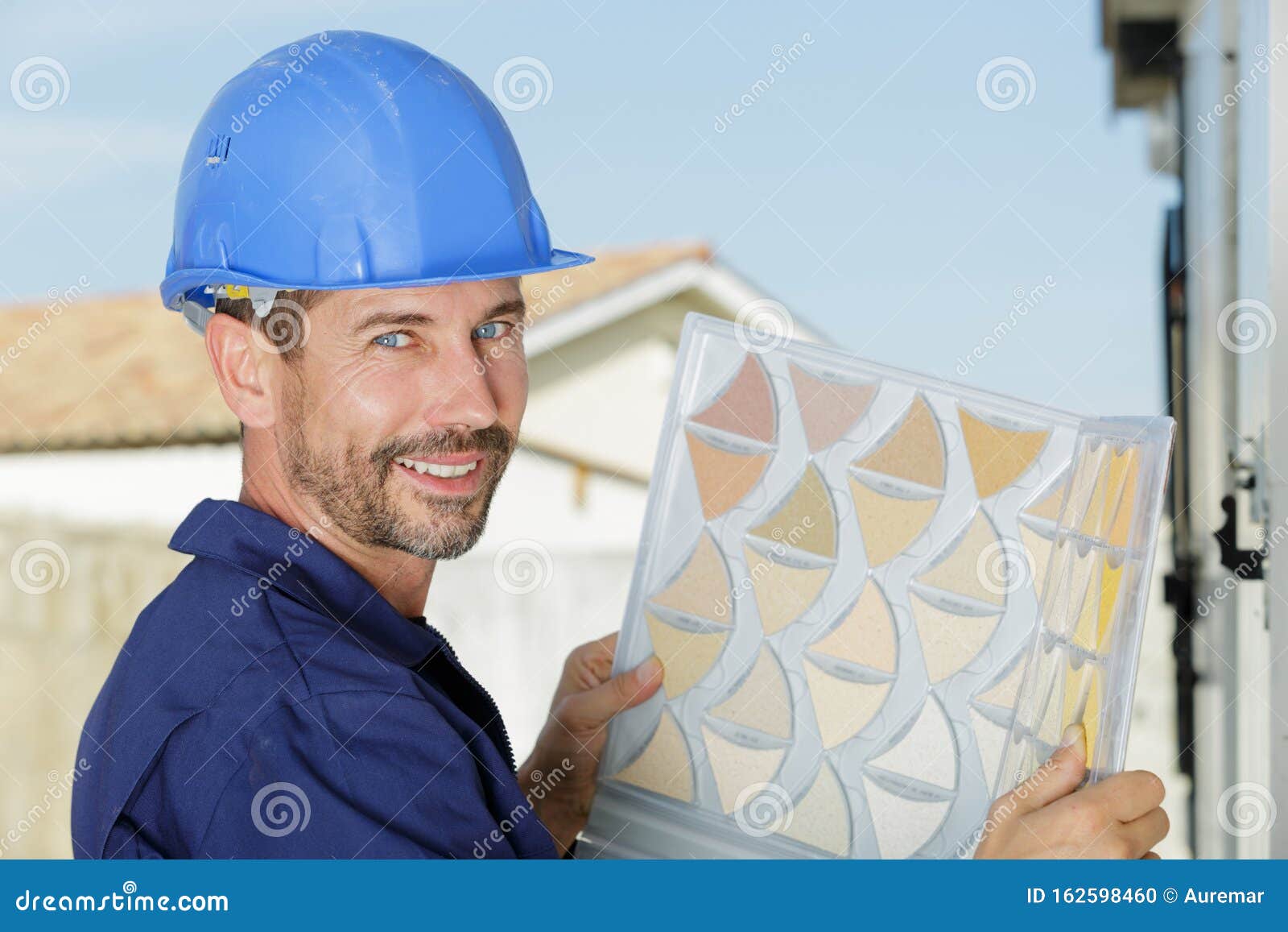 Male Worker Installing Glass Stock Photo - Image of sealant, silicone ...