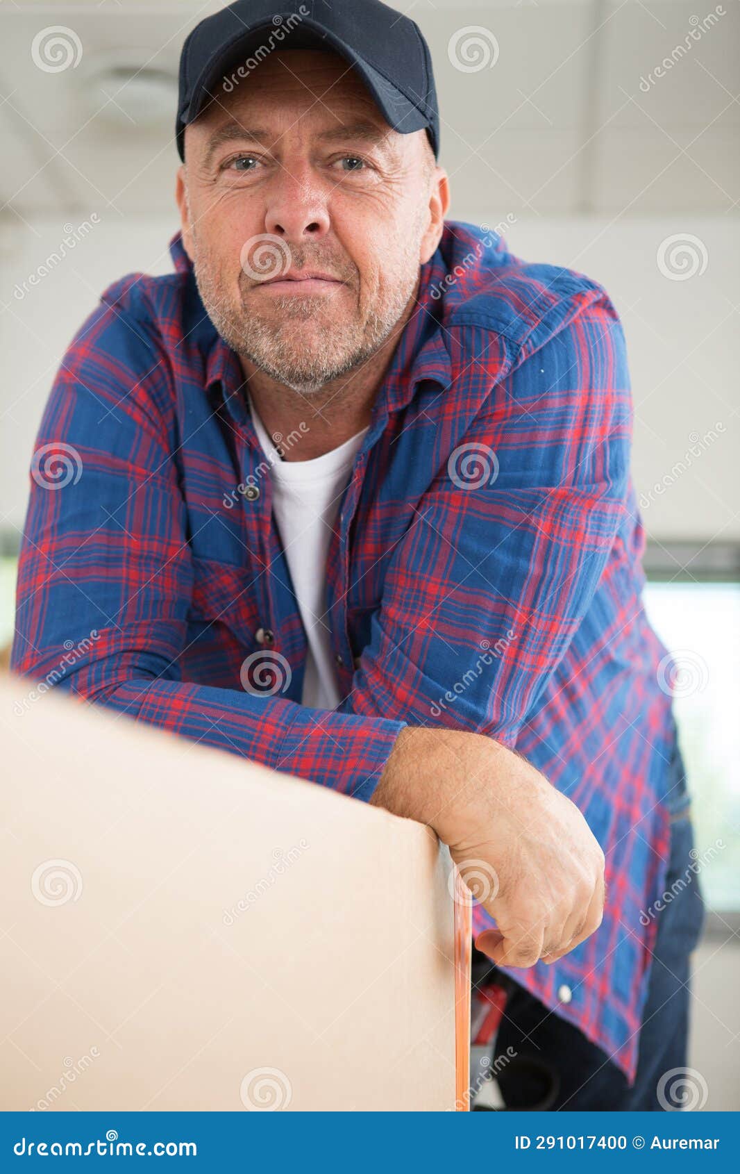 Male Worker Looking at Camera Stock Photo - Image of american ...
