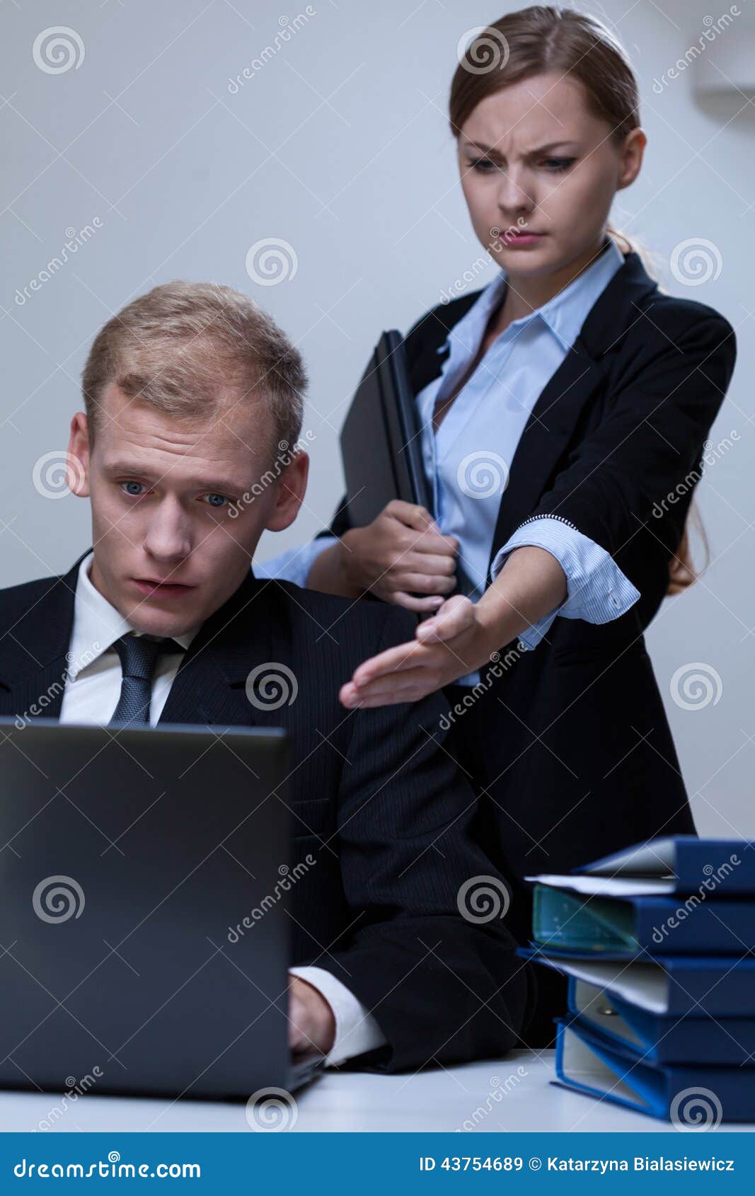 Male worker made a mistake stock image. Image of elegant - 43754689