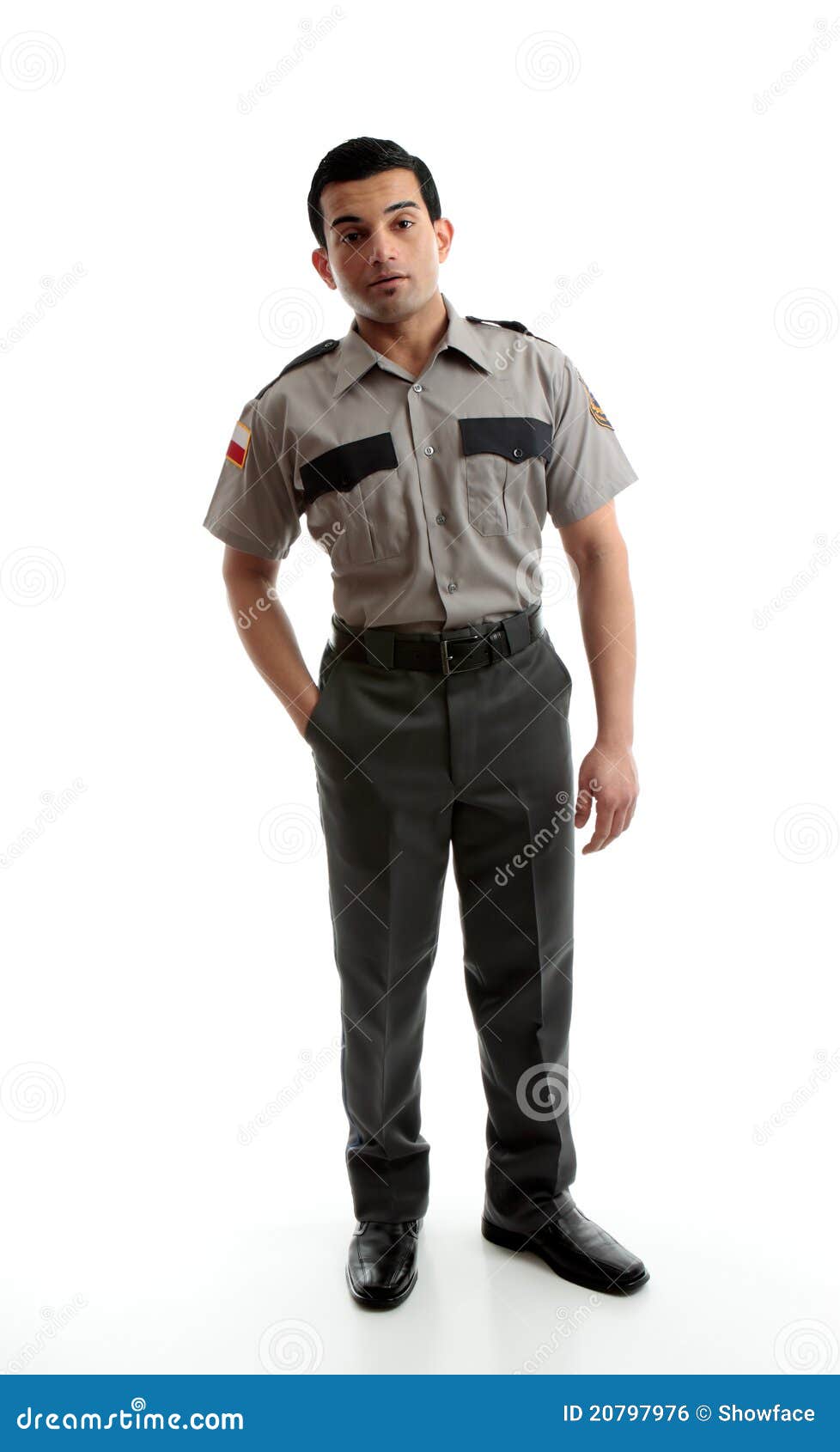 Male worker in uniform stock photo. Image of background - 20797976
