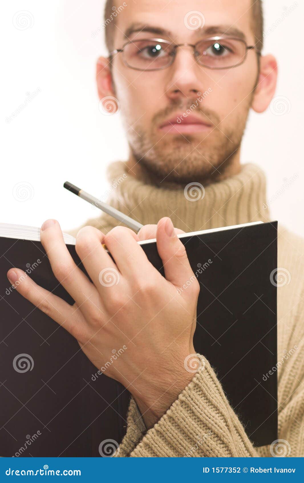 Male writing a note stock photo. Image of fashion, male - 1577352