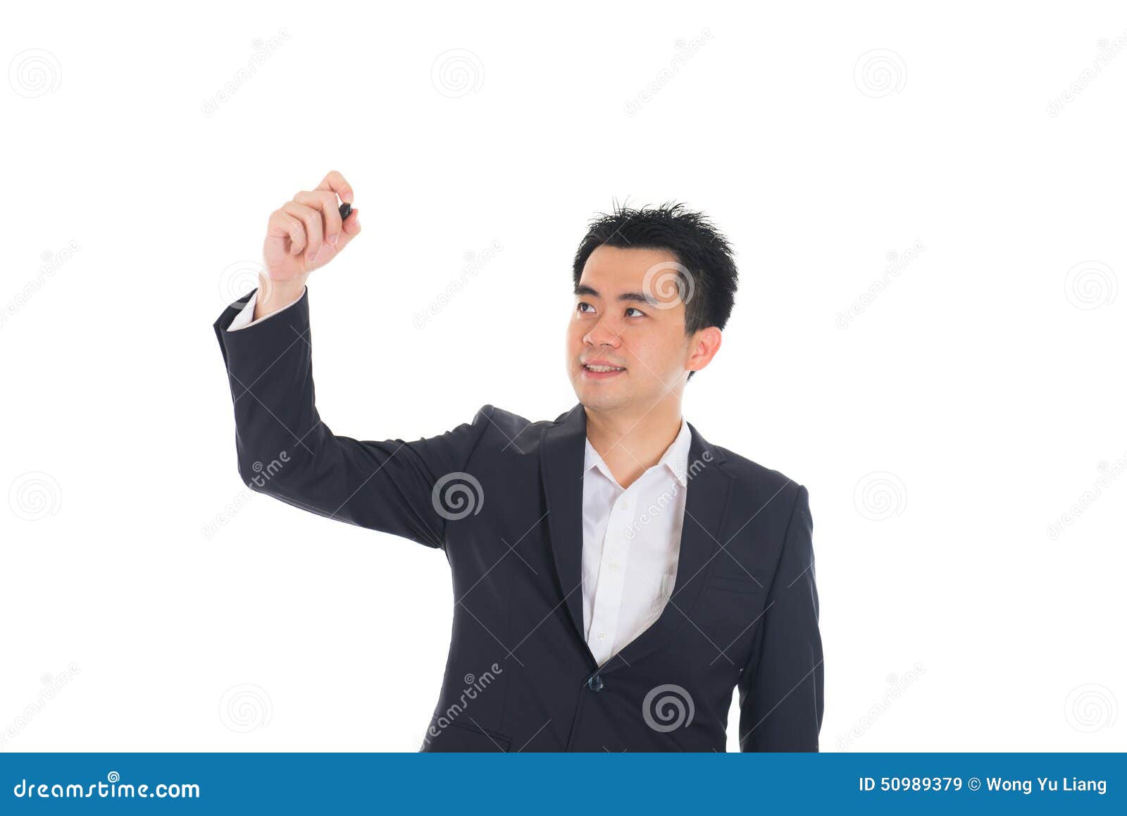 Male Writing Something on Glass Board Stock Image - Image of model ...