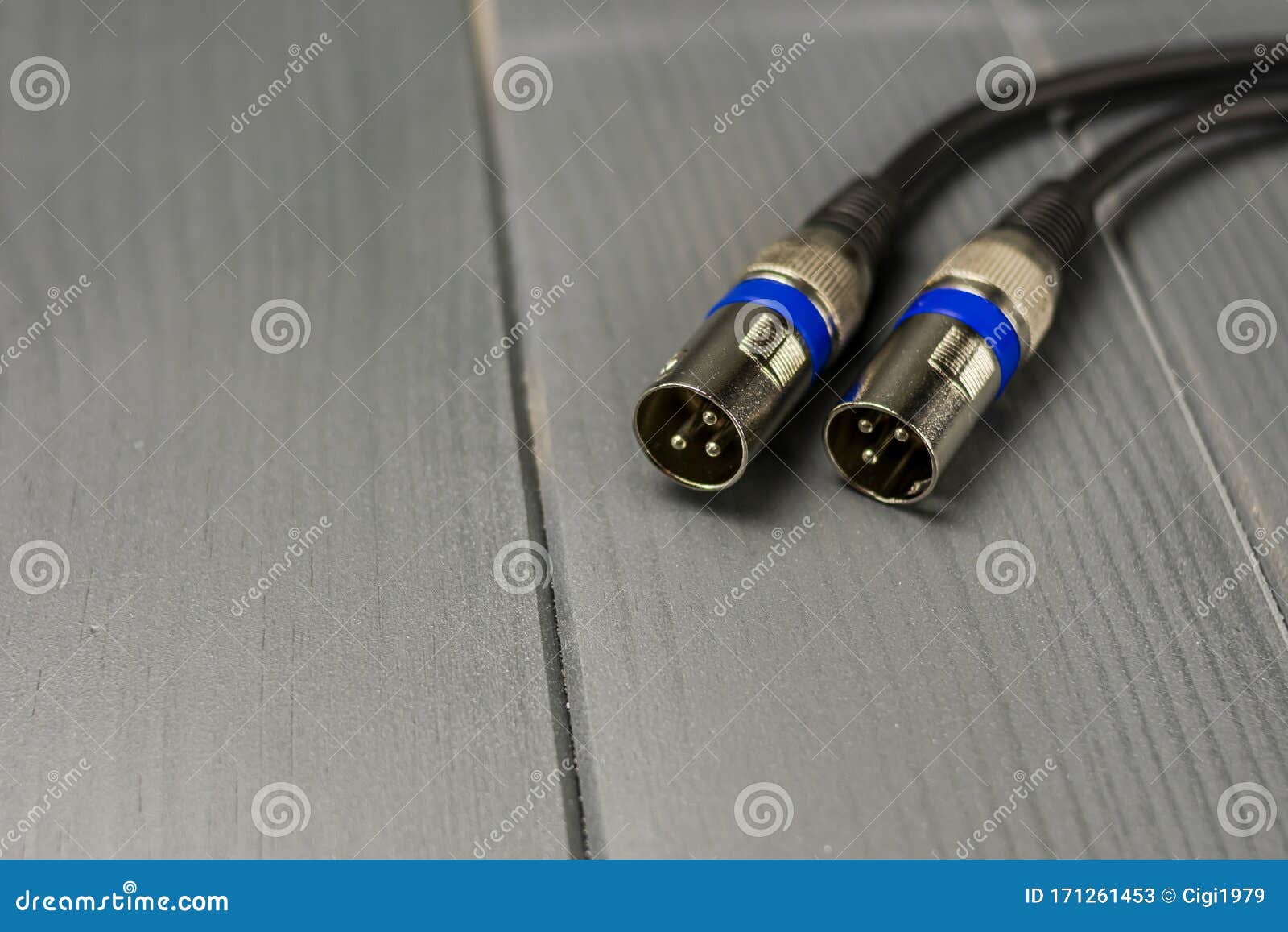 Male Xlr Type Audio Connectors for Audio Devices Stock Image - Image of ...
