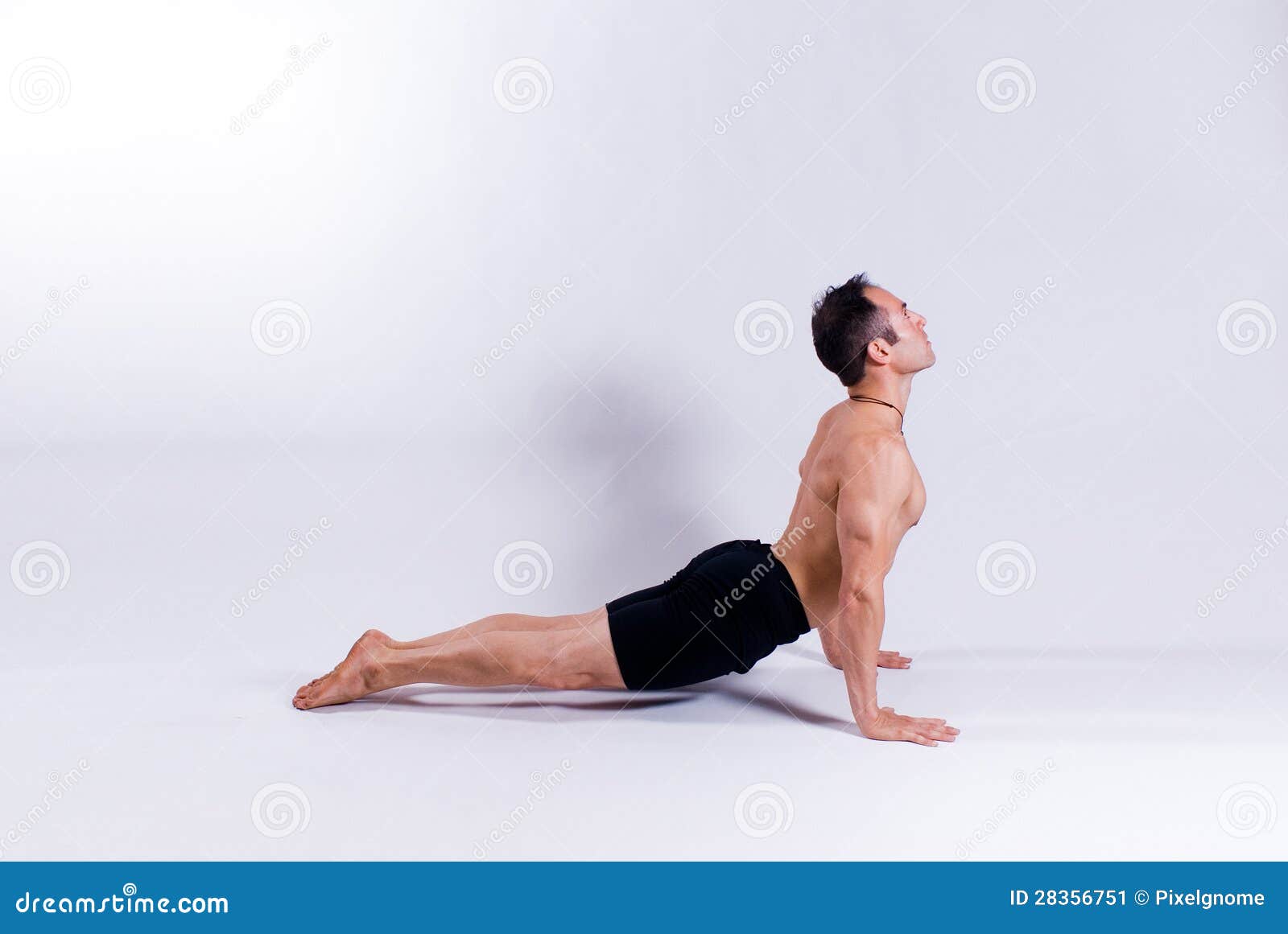Male yoga model stock image. Image of white, stance, spirit - 28356751
