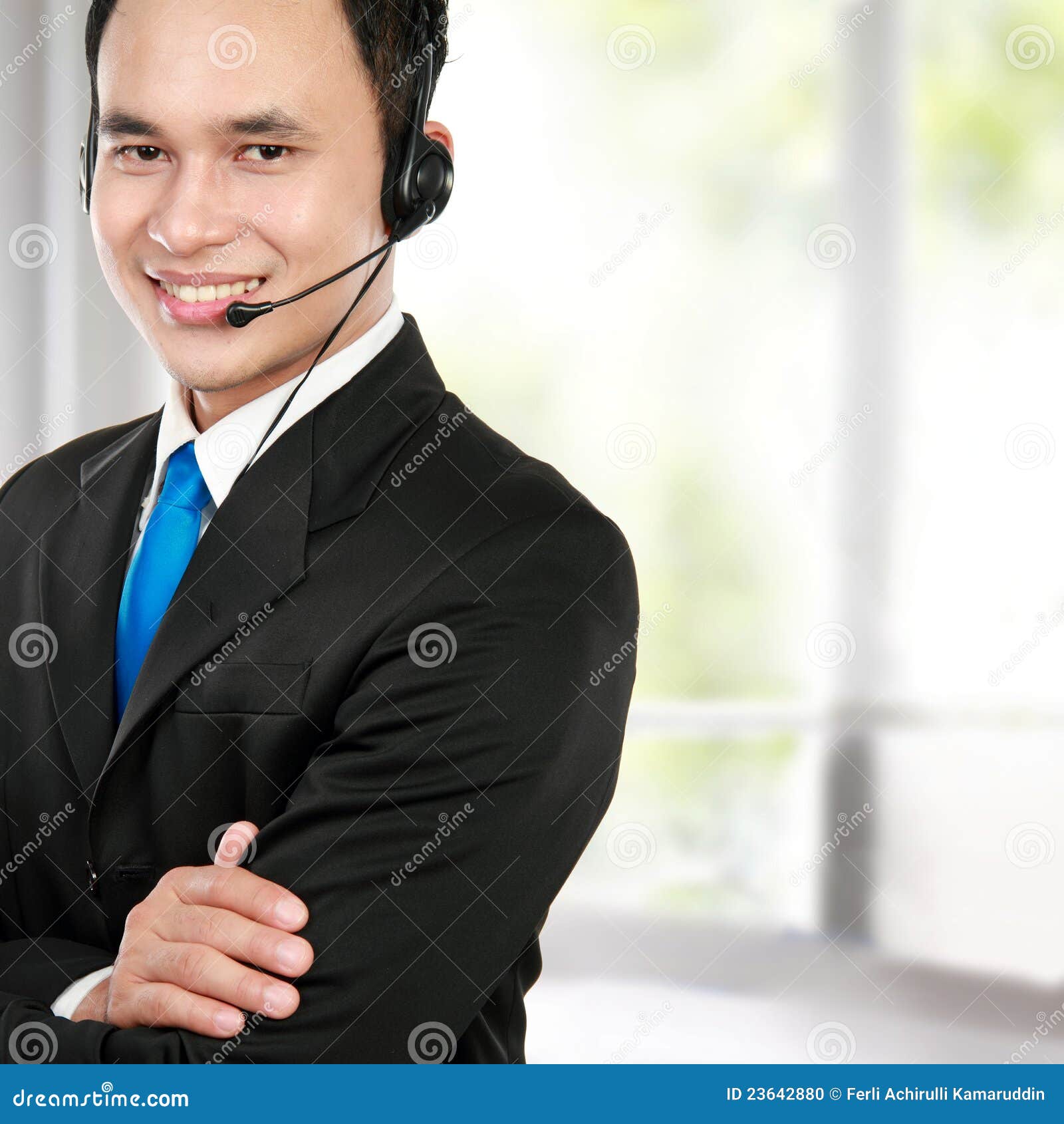 Male young call center stock photo. Image of headphone - 23642880
