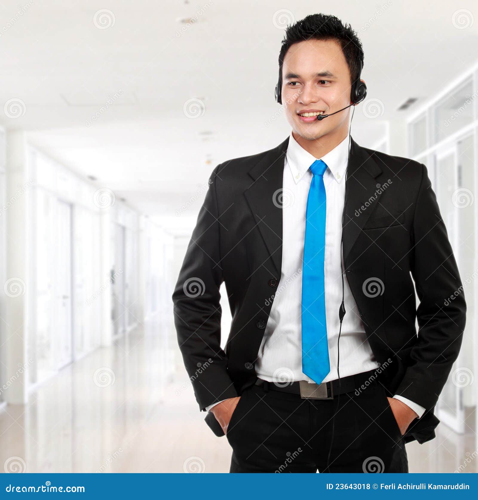 Male young call center stock photo. Image of good, people - 23643018