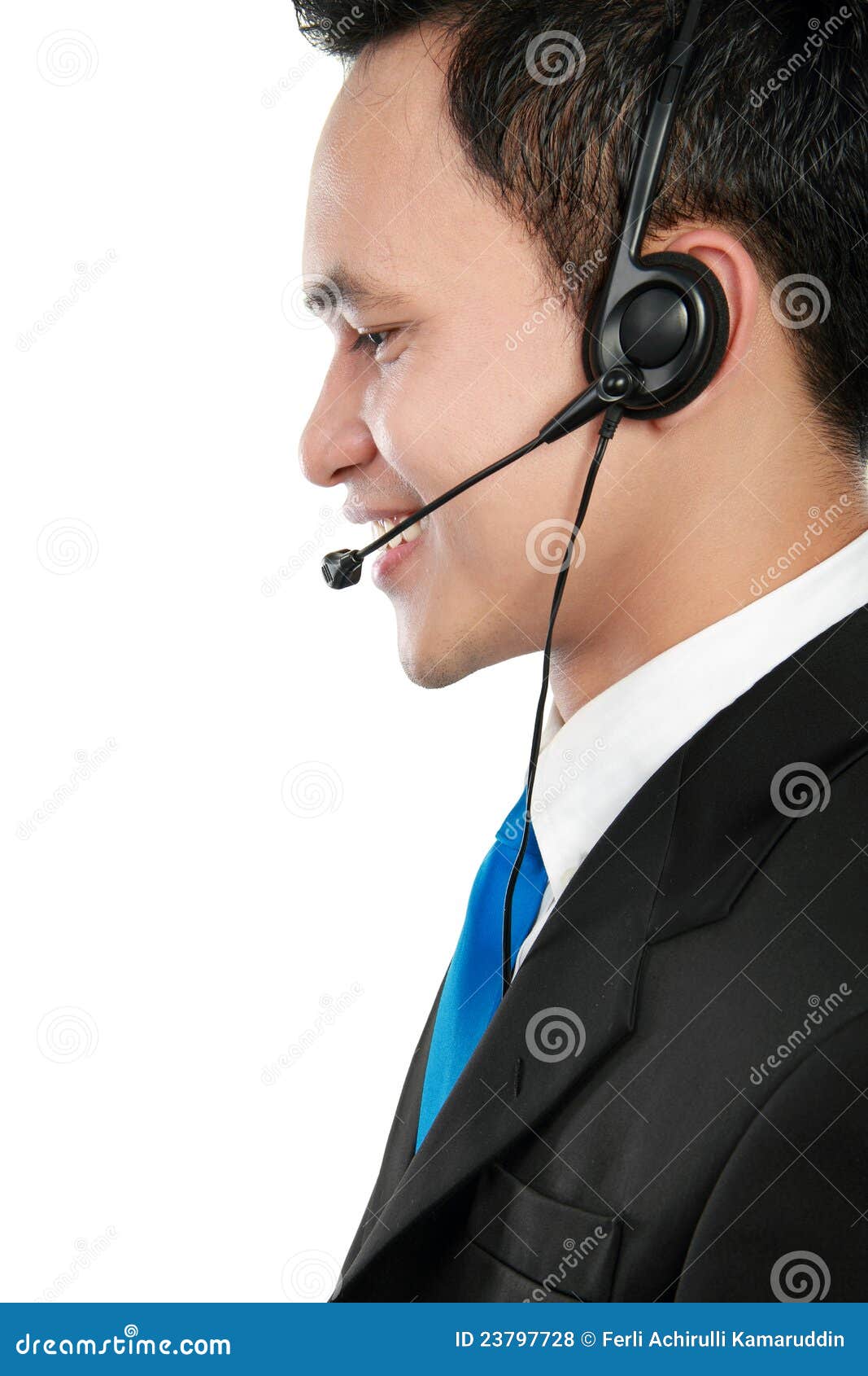 Male young call center stock photo. Image of isolated - 23797728