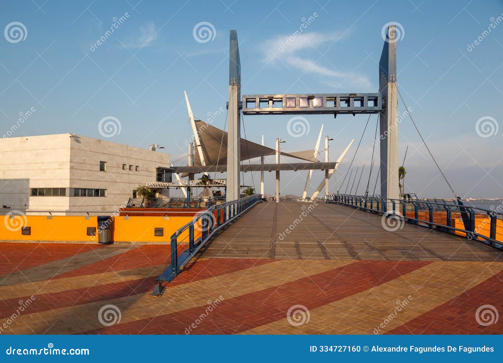 Malecon 2000 Boardwalk and Modern Bridge in Guayaquil, Ecuador ...